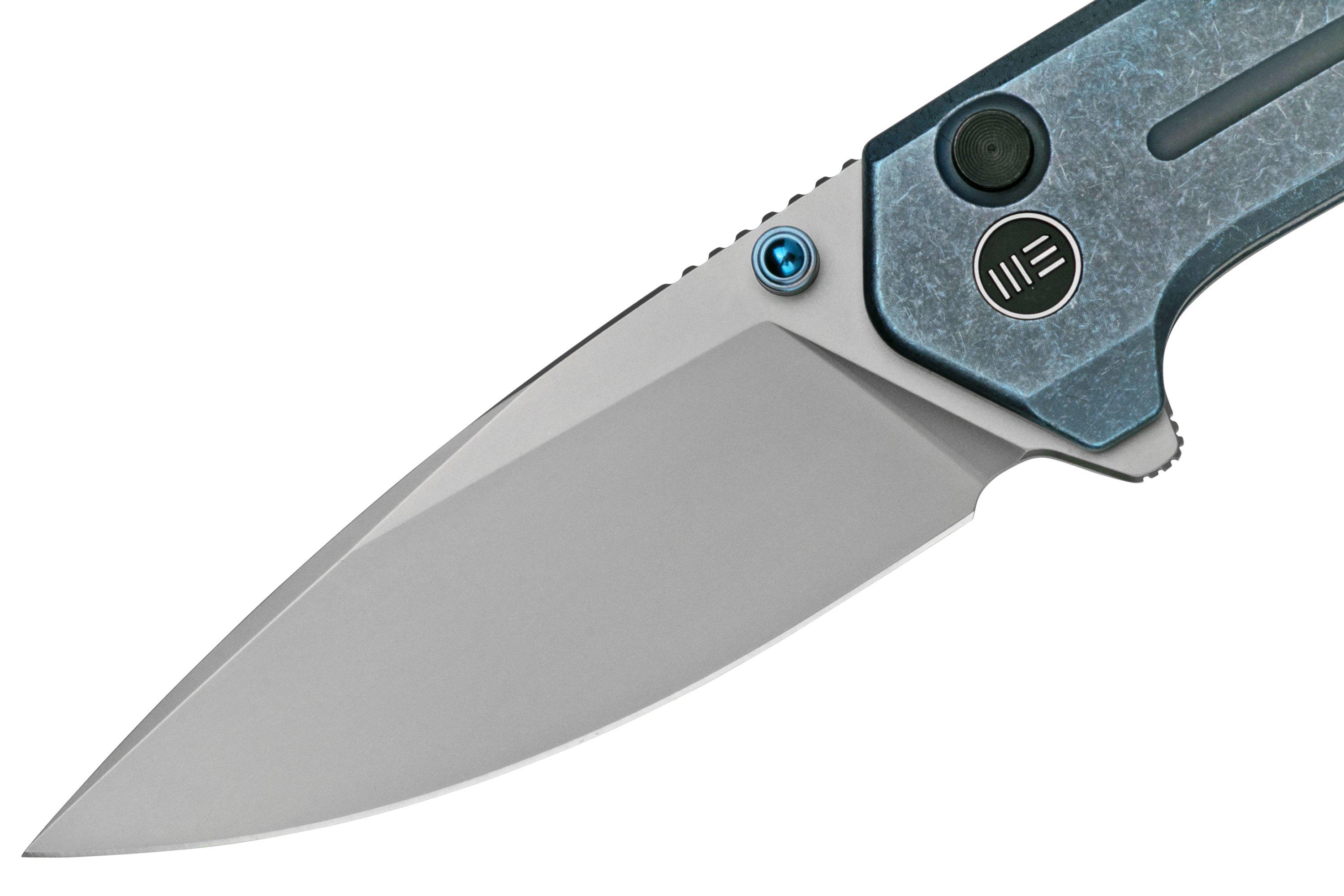 WE Knife Culex WE21026B-3, Blue Titanium pocket knife | Advantageously ...