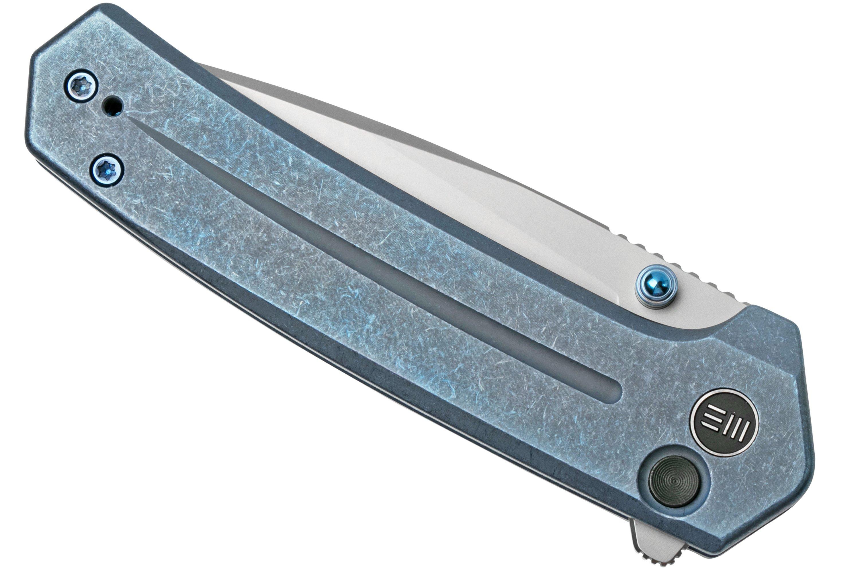 WE Knife Culex WE21026B-3, Blue Titanium pocket knife | Advantageously ...