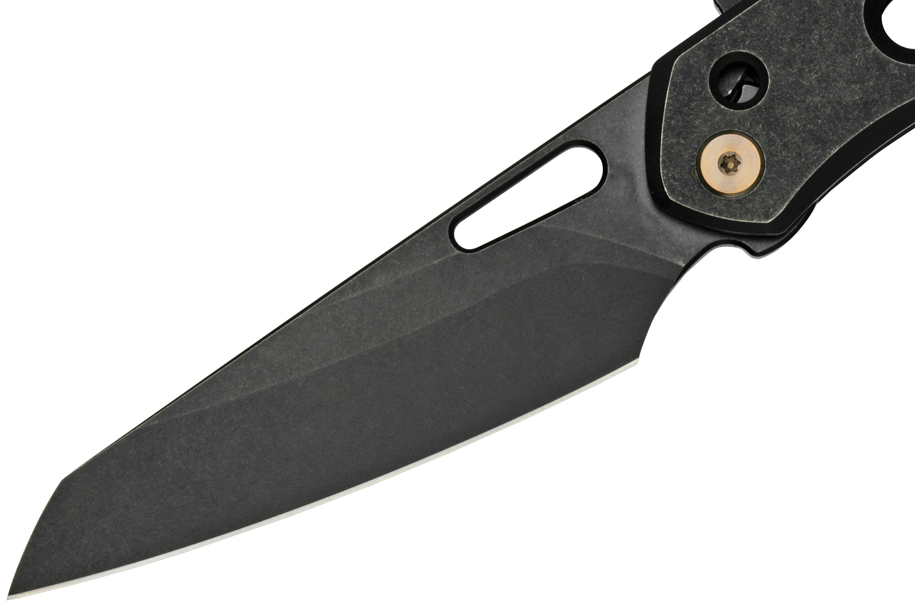 Nóż składany WE Knife Vision R 21031-2 Black Titanium, Black ...