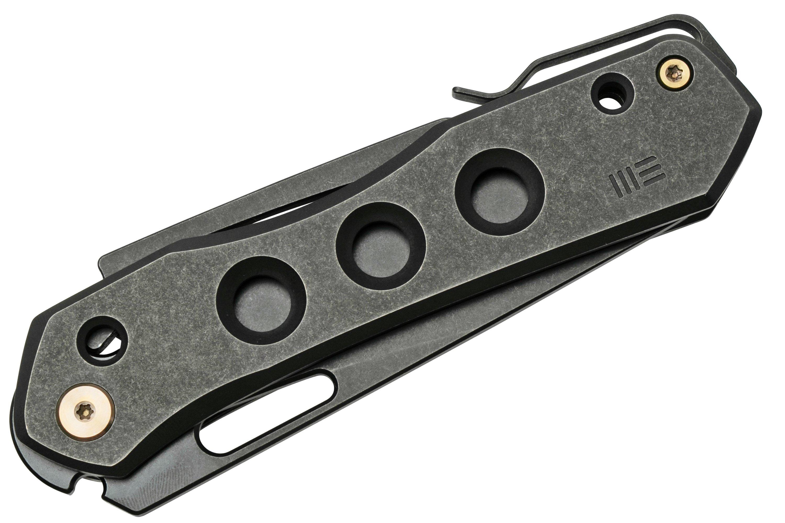 Nóż składany WE Knife Vision R 21031-2 Black Titanium, Black ...