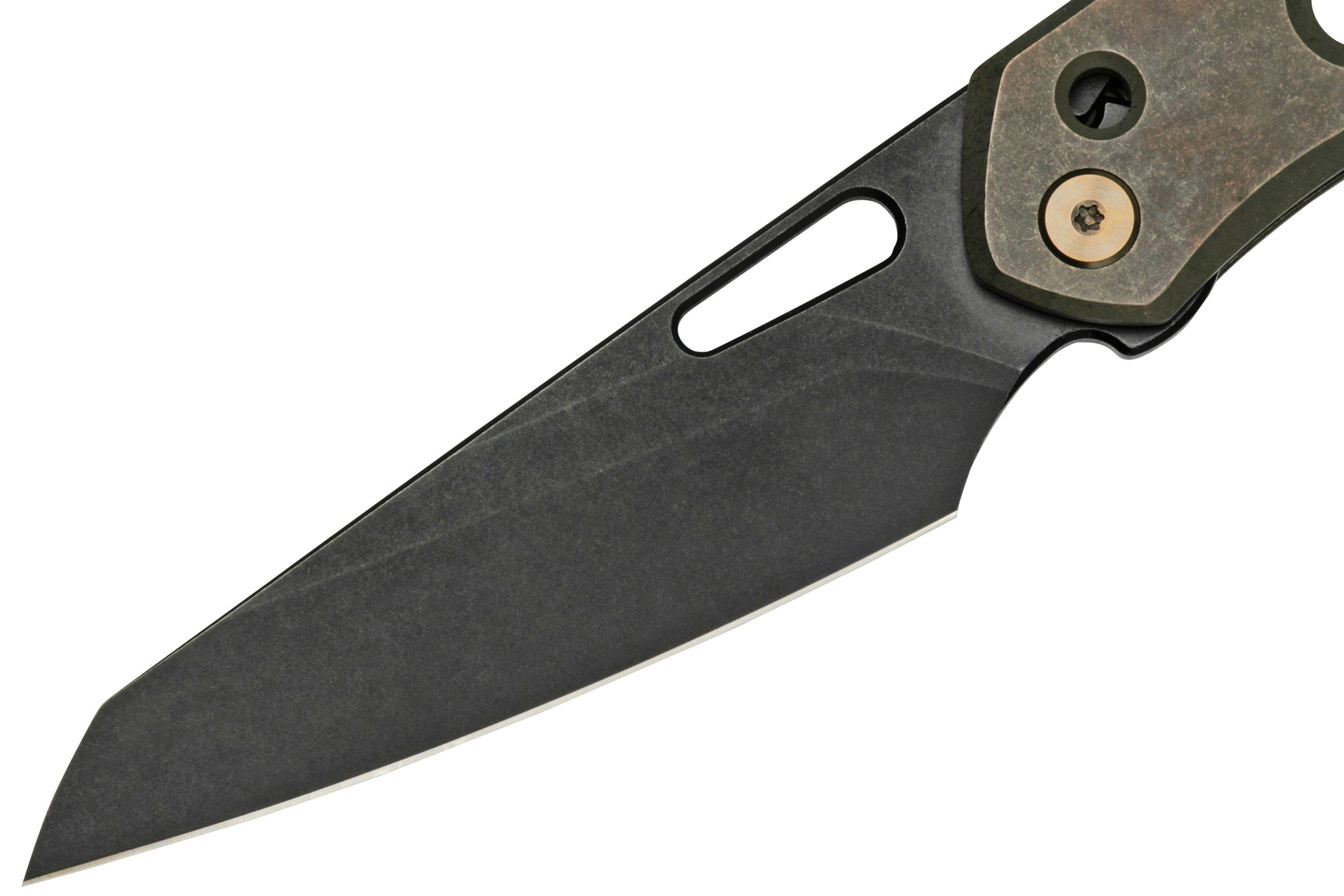 WE Knife Vision R 21031-4 Bronze Titanium, Black Stonewashed pocket ...