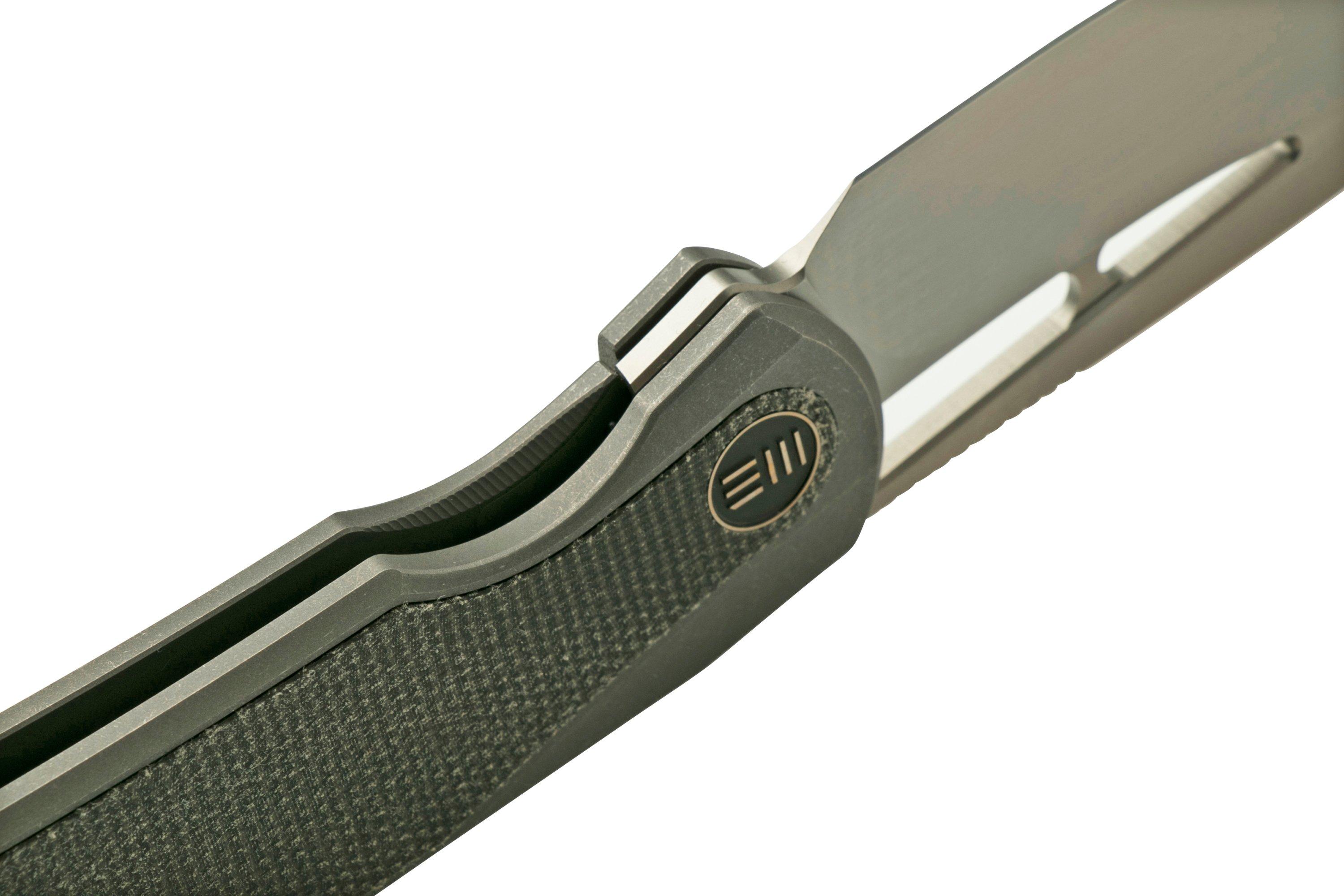 WE Knife Baloo WE21033-4 Titanium/Black Micarta, pocket knife ...