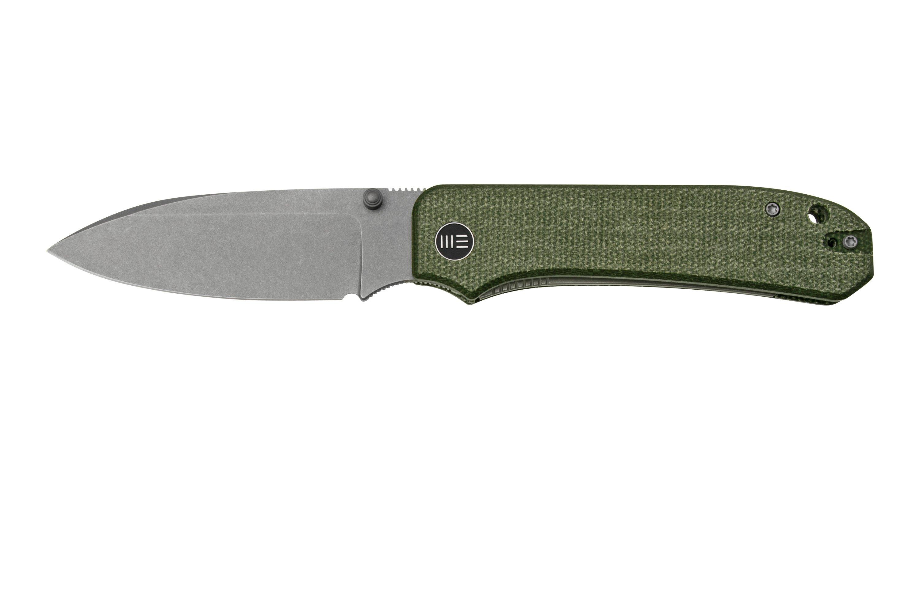WE Knife Big Banter WE21045-2 green pocket knife, Ben Petersen design ...