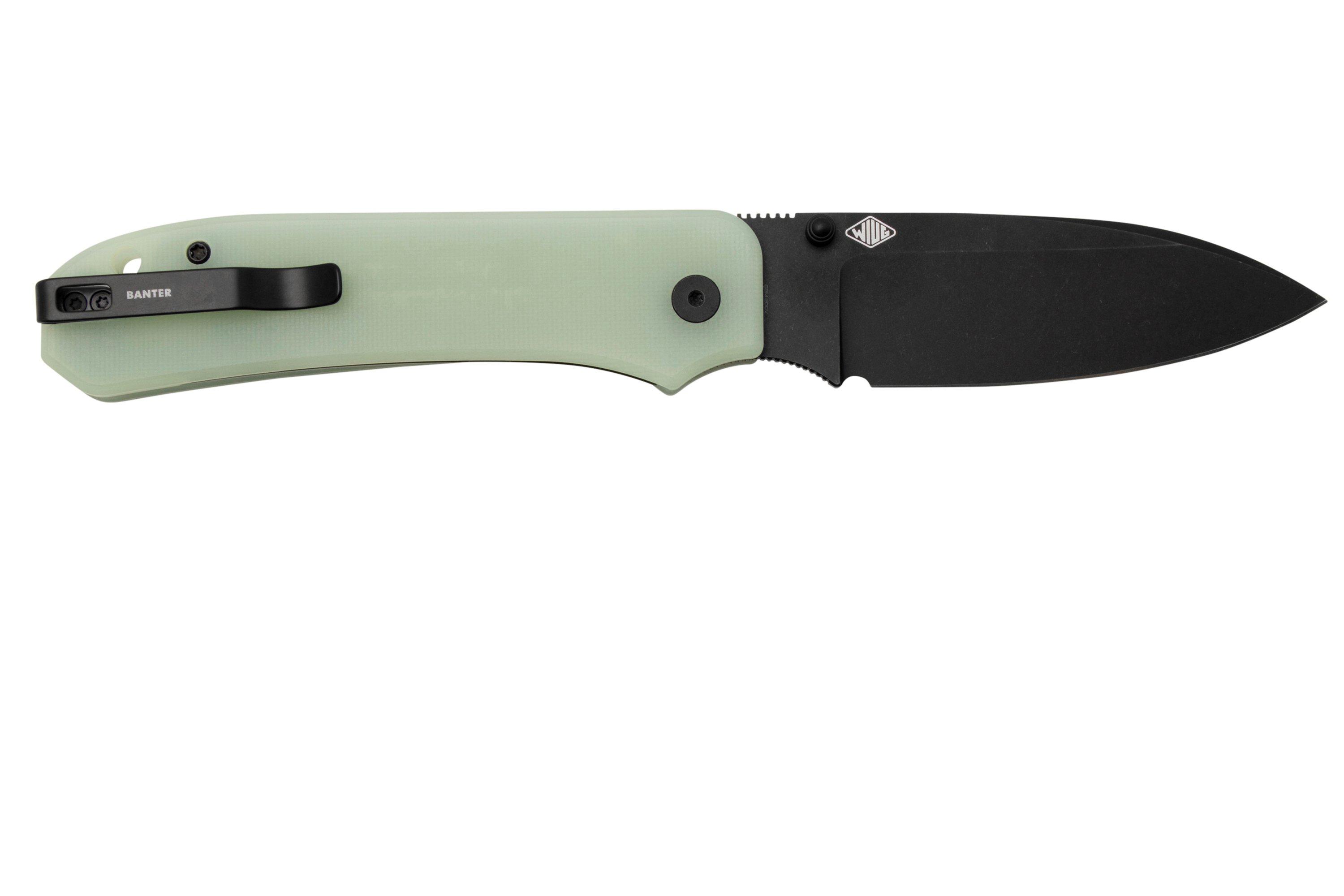 WE Knife Big Banter WE21045-3 Natural G10, Black, Ben Petersen design ...