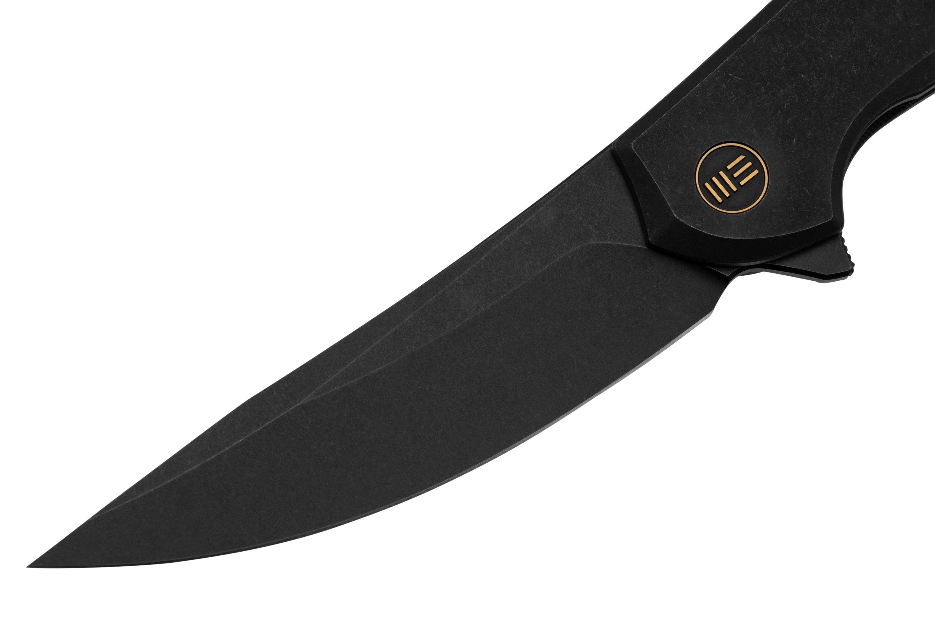 WE Knife Merata, WE22008A-1 Limited Edition, Black Titanium CPM 20CV ...