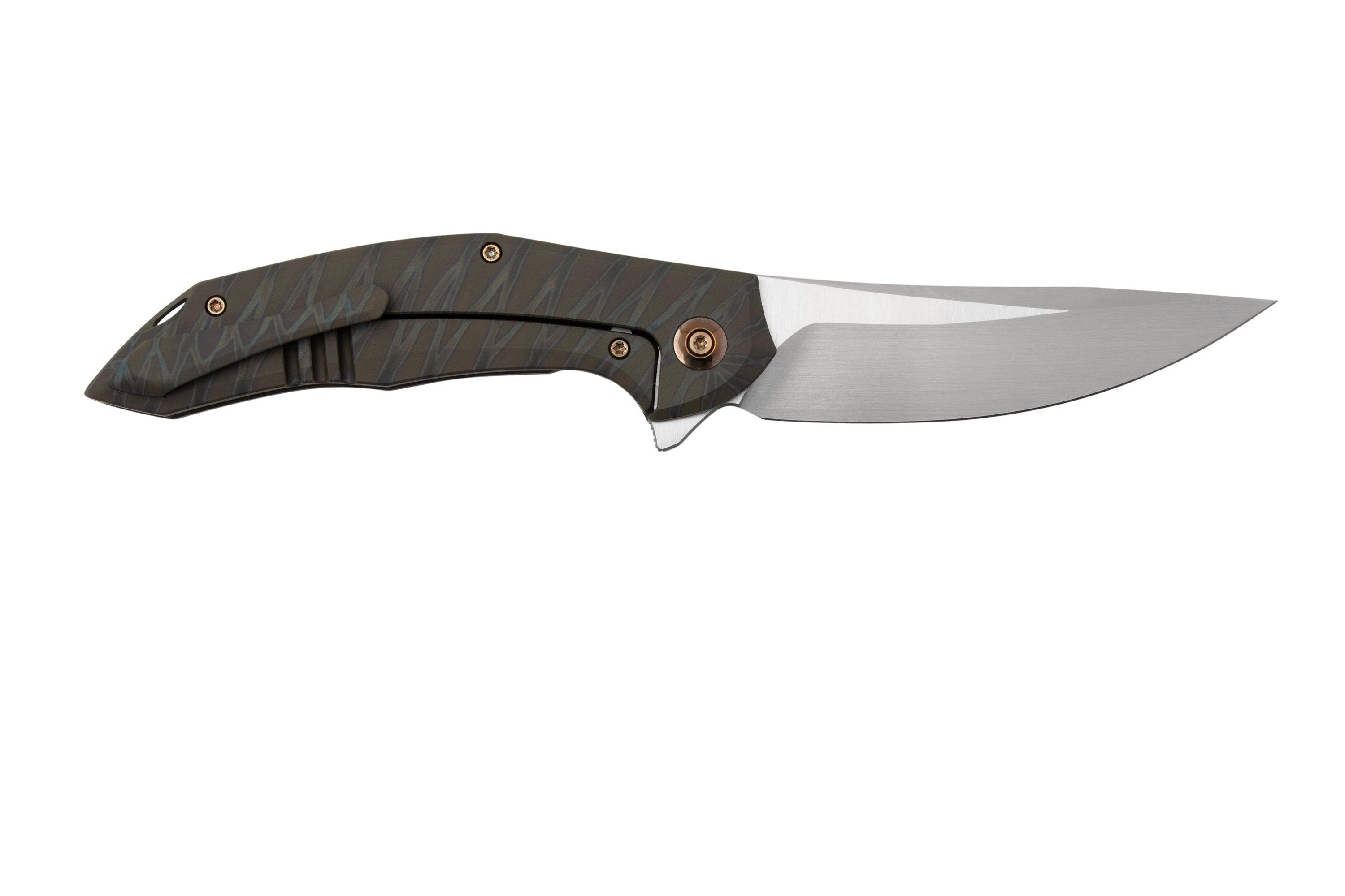 WE Knife Merata, WE22008A-3 Limited Edition, Tiger Stripe Flamed ...