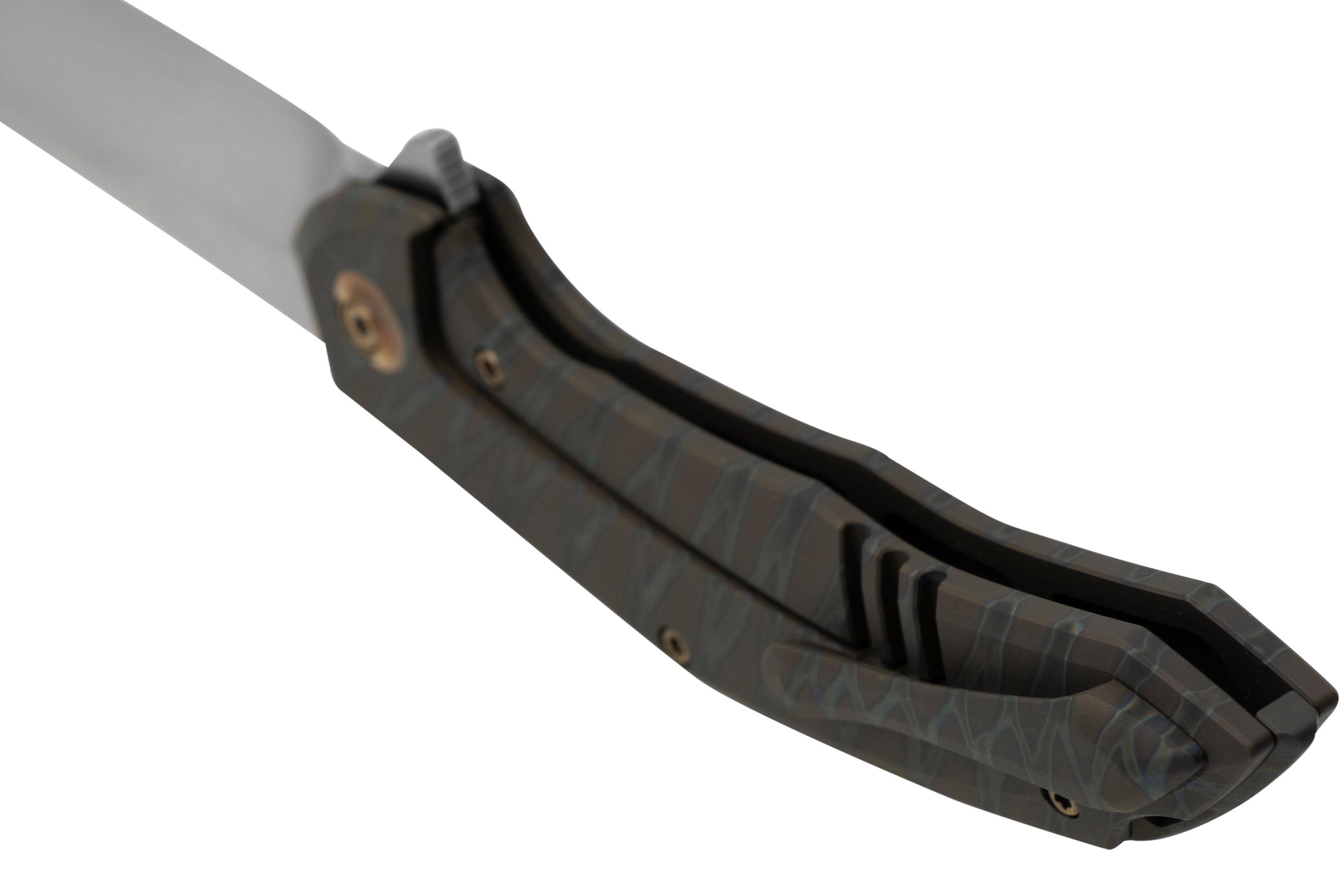 WE Knife Merata, WE22008A-3 Limited Edition, Tiger Stripe Flamed ...