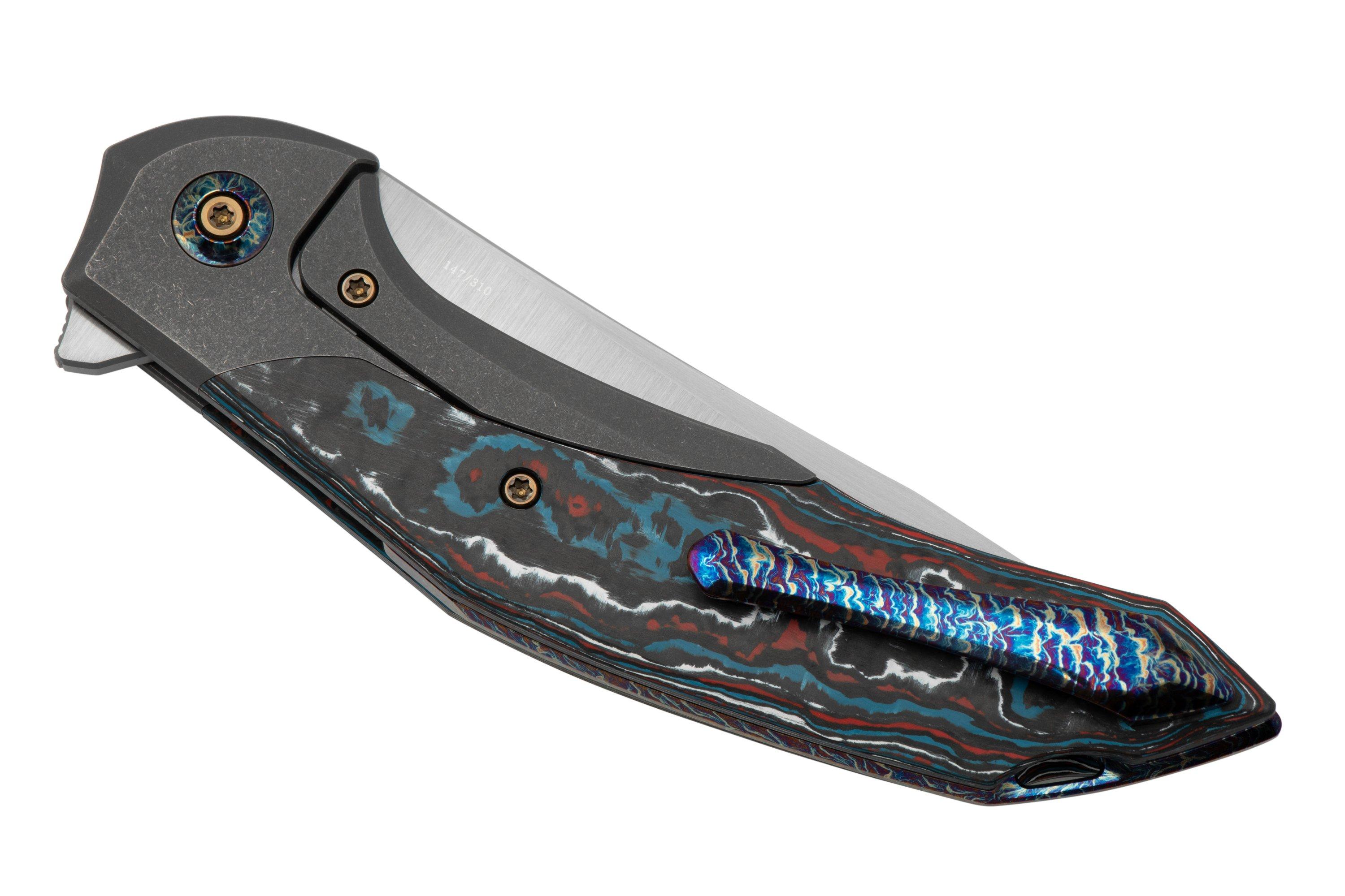 WE Knife Merata, WE22008B-2 Limited Edition, Nebula Fatcarbon, Grey ...
