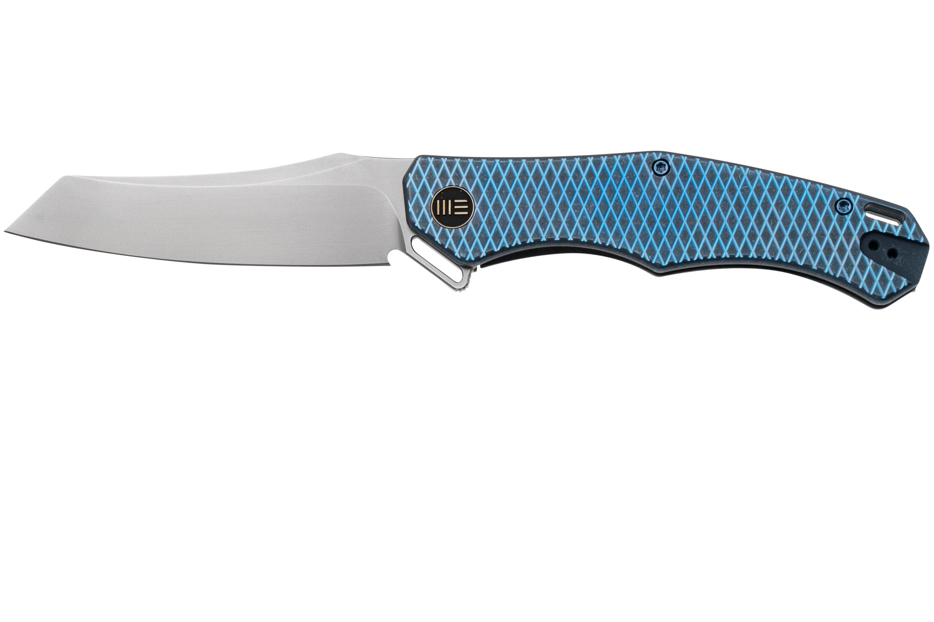 WE Knife RekkeR WE22010G-4 Polished Bead Blasted CPM 20CV, Blue ...