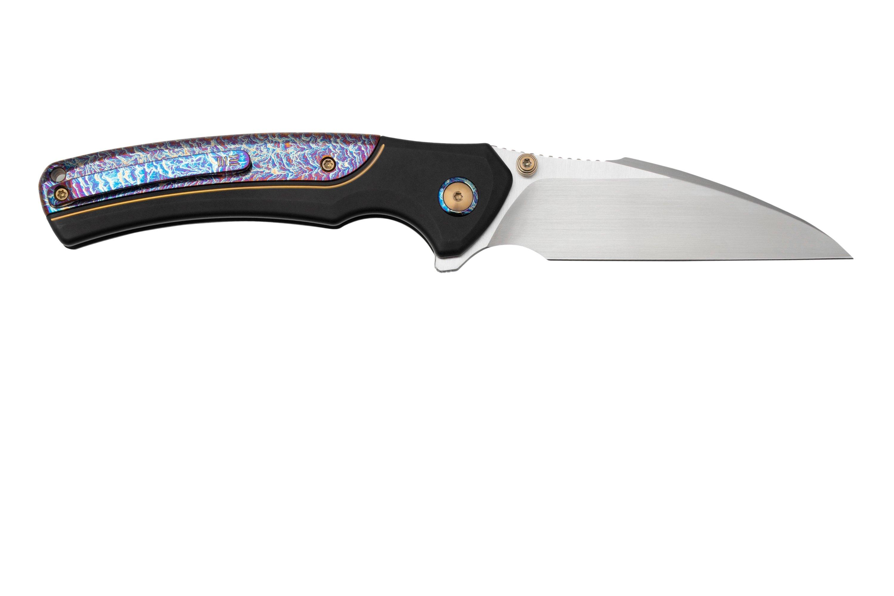 WE Knife Ziffius, WE22024D-2 Limited Edition, Integral Flamed Titanium ...