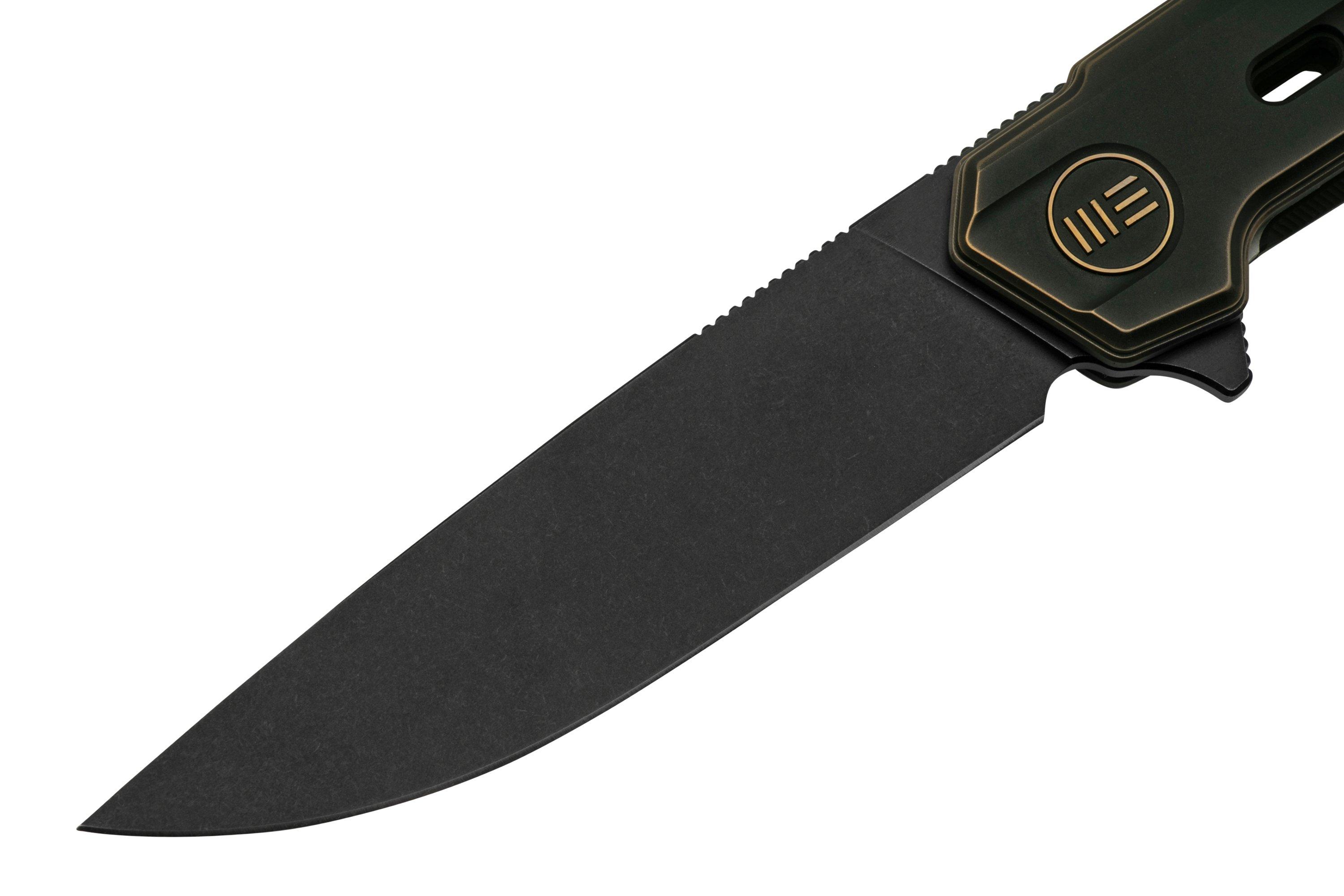 WE Knife Navo Black Bronze Titanium, Satin Blackwashed 20CV WE22026-3 ...