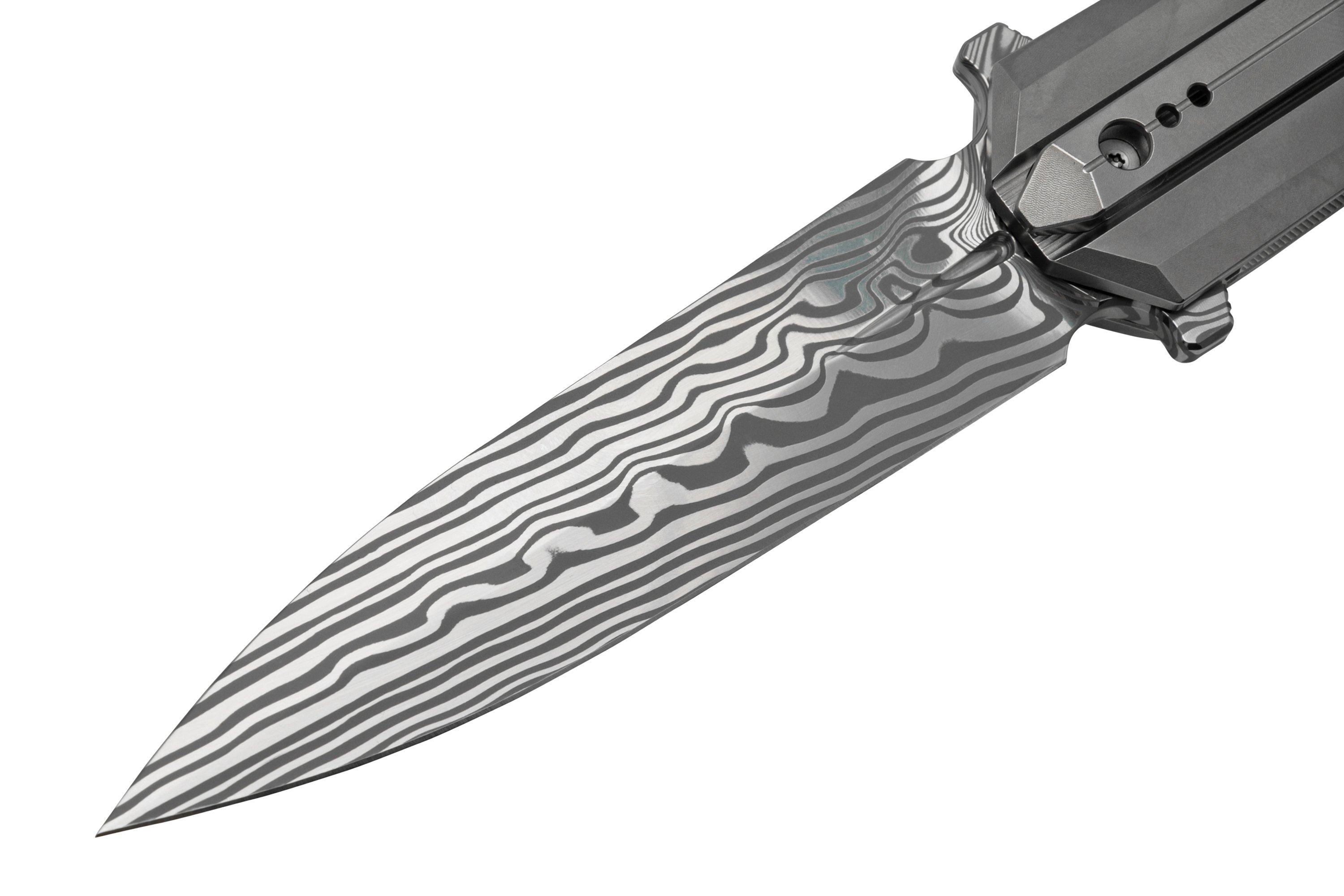 WE Knife Diatomic WE22032-DS1 Gray Bead Blast Titanium, Hakkapella ...