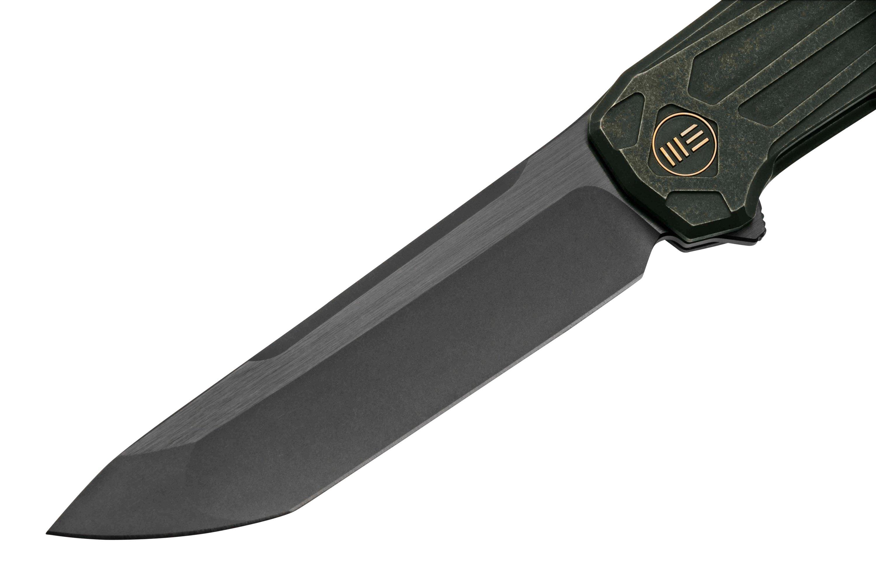 WE Knife Shadowfire WE22035-1 Black Titanium, Blackwashed, couteau de ...