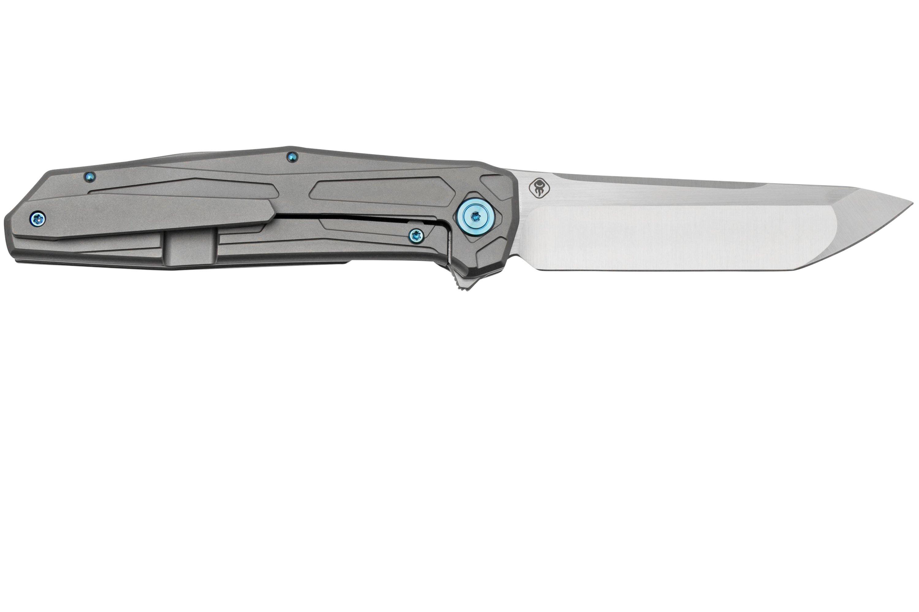 WE Knife Shadowfire WE22035-2 Gray Titanium, Satin, pocket knife, Rafal ...
