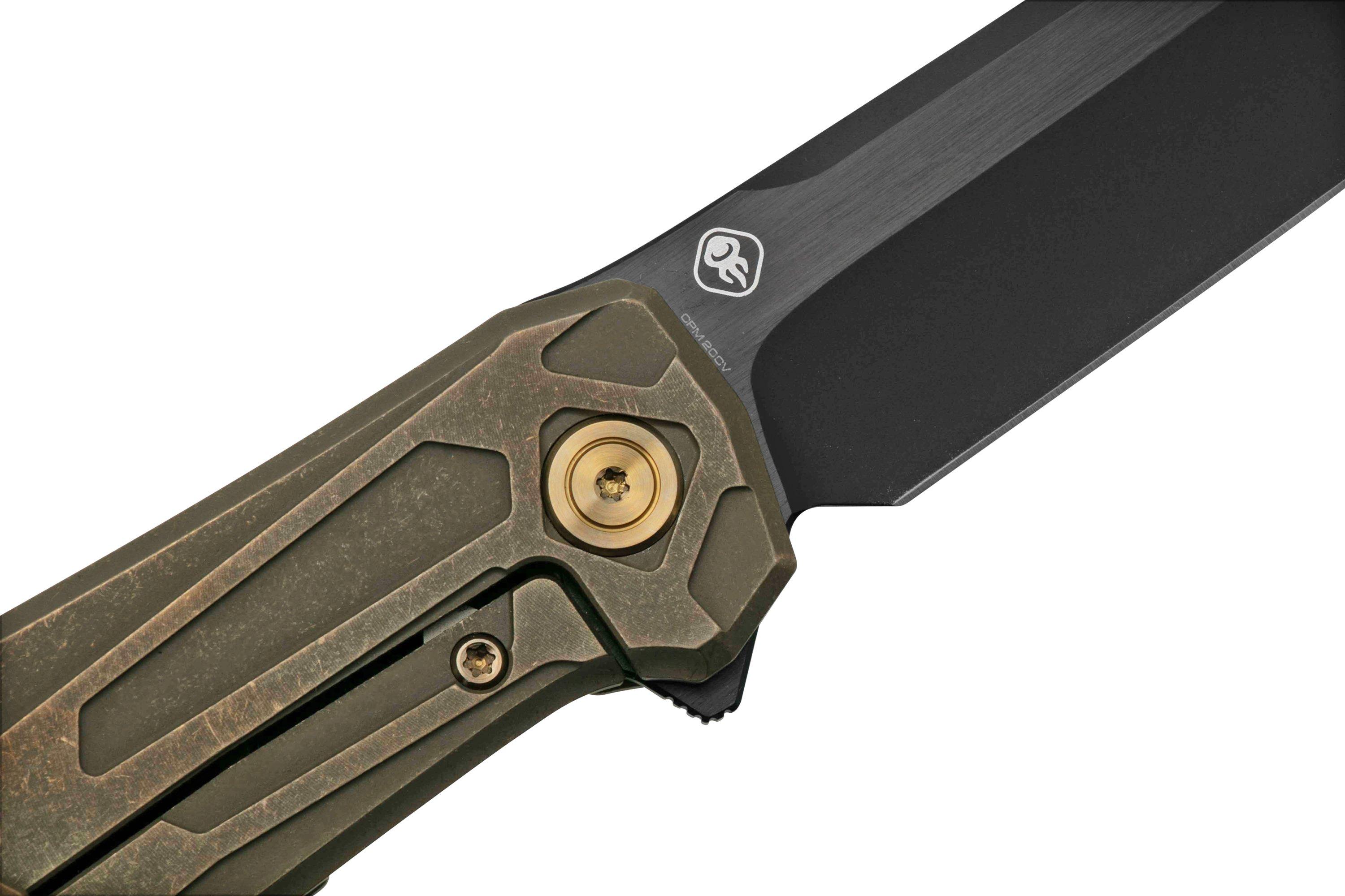 WE Knife Shadowfire WE22035-3 Bronze Titanium, Black Stonewashed ...