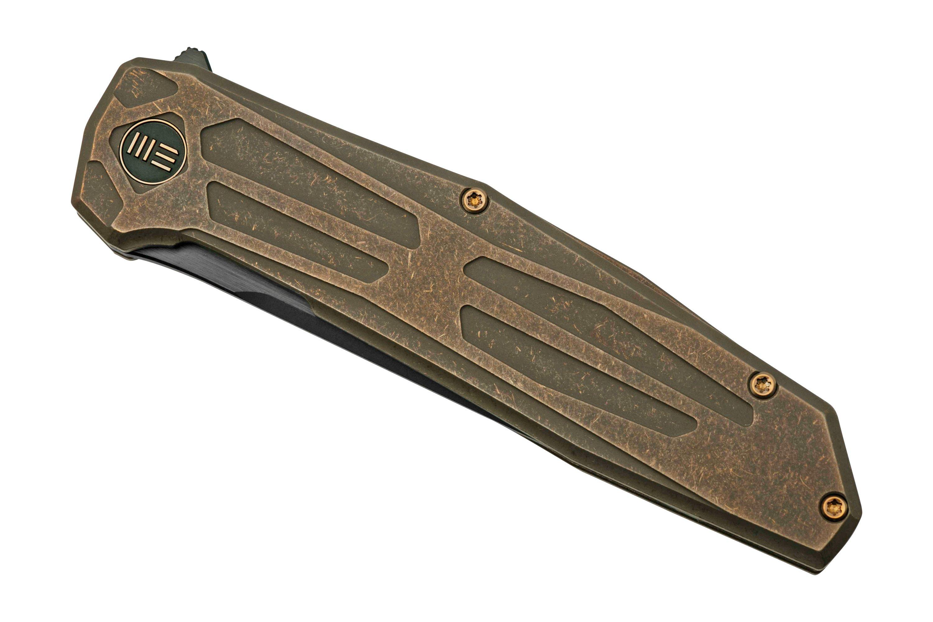 WE Knife Shadowfire WE22035-3 Bronze Titanium, Black Stonewashed ...