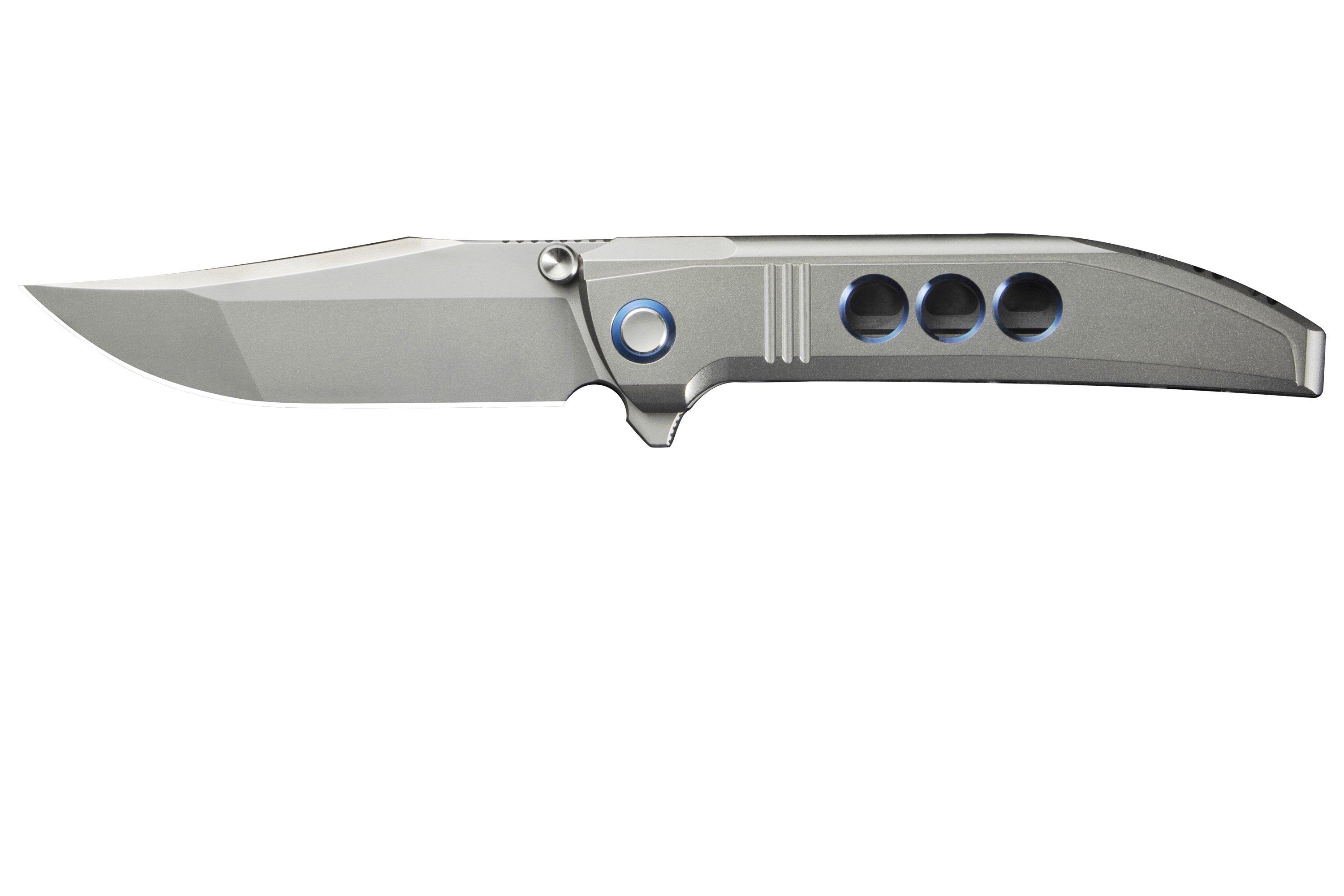 WE Knife Ezinta WE22041-2 Polished Bead Blasted Böhler M390, Polished ...