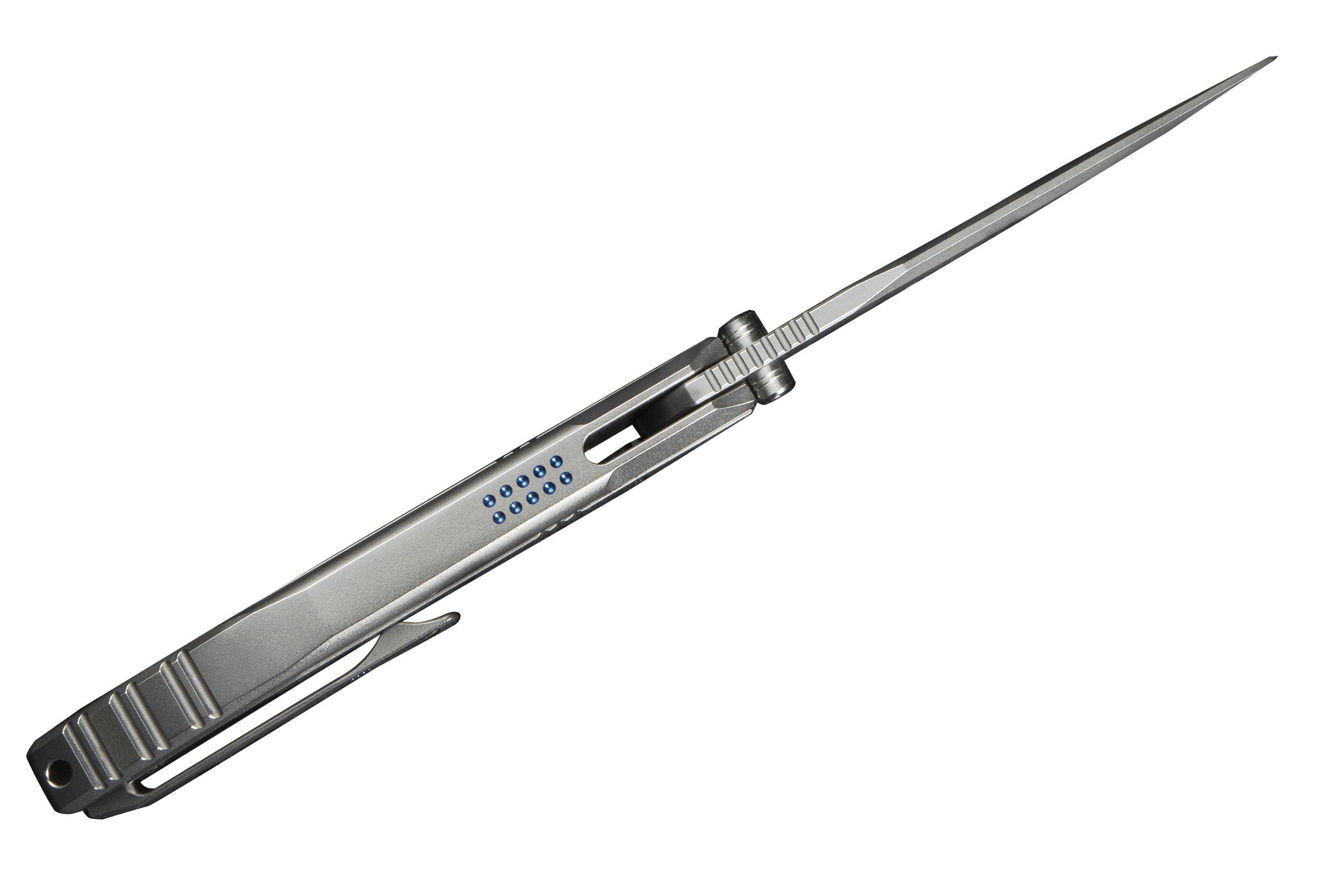 WE Knife Ezinta WE22041-2 Polished Bead Blasted Böhler M390, Polished ...