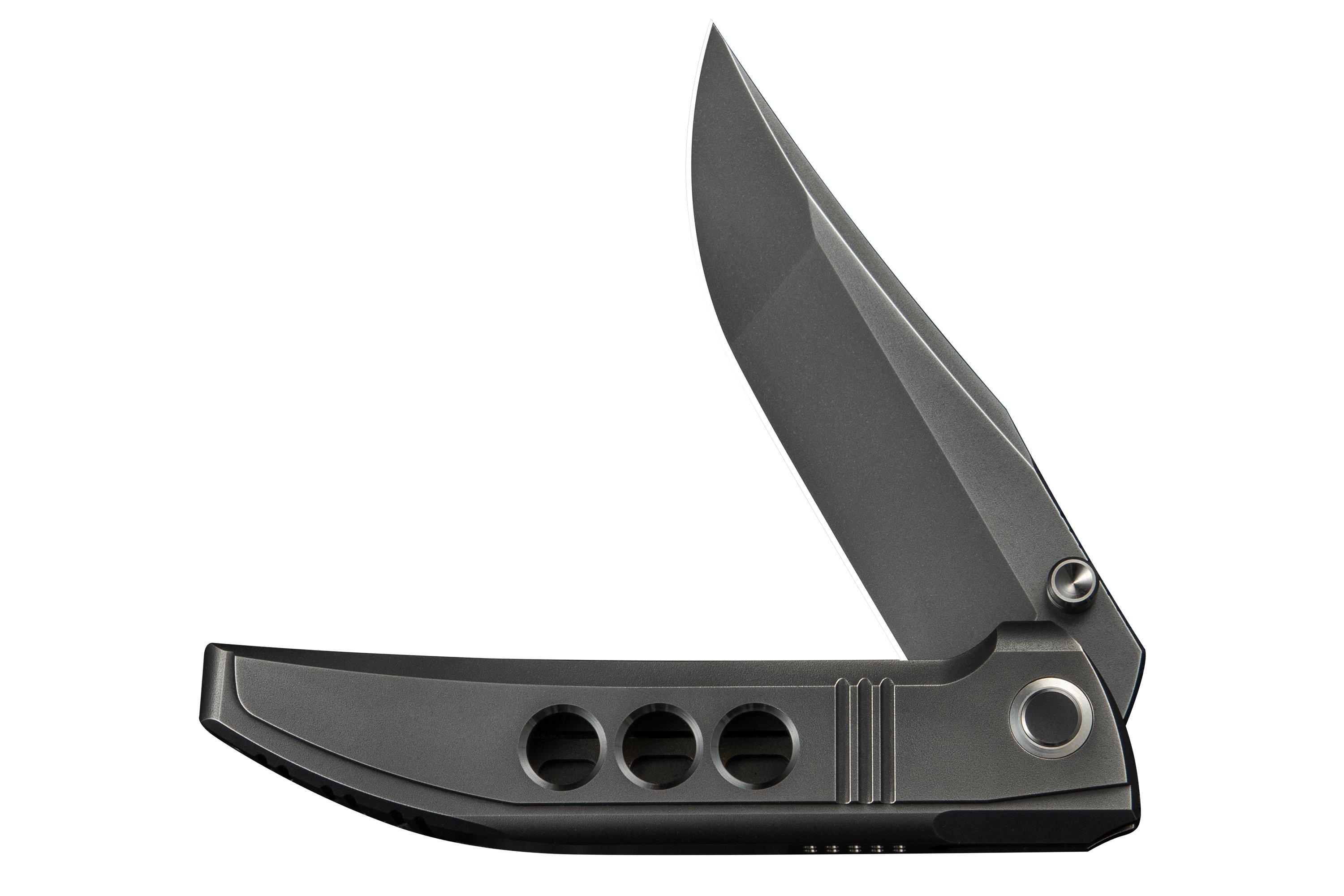 WE Knife Ezinta WE22041-3 Polished Gray Böhler M390, Polished Grey ...