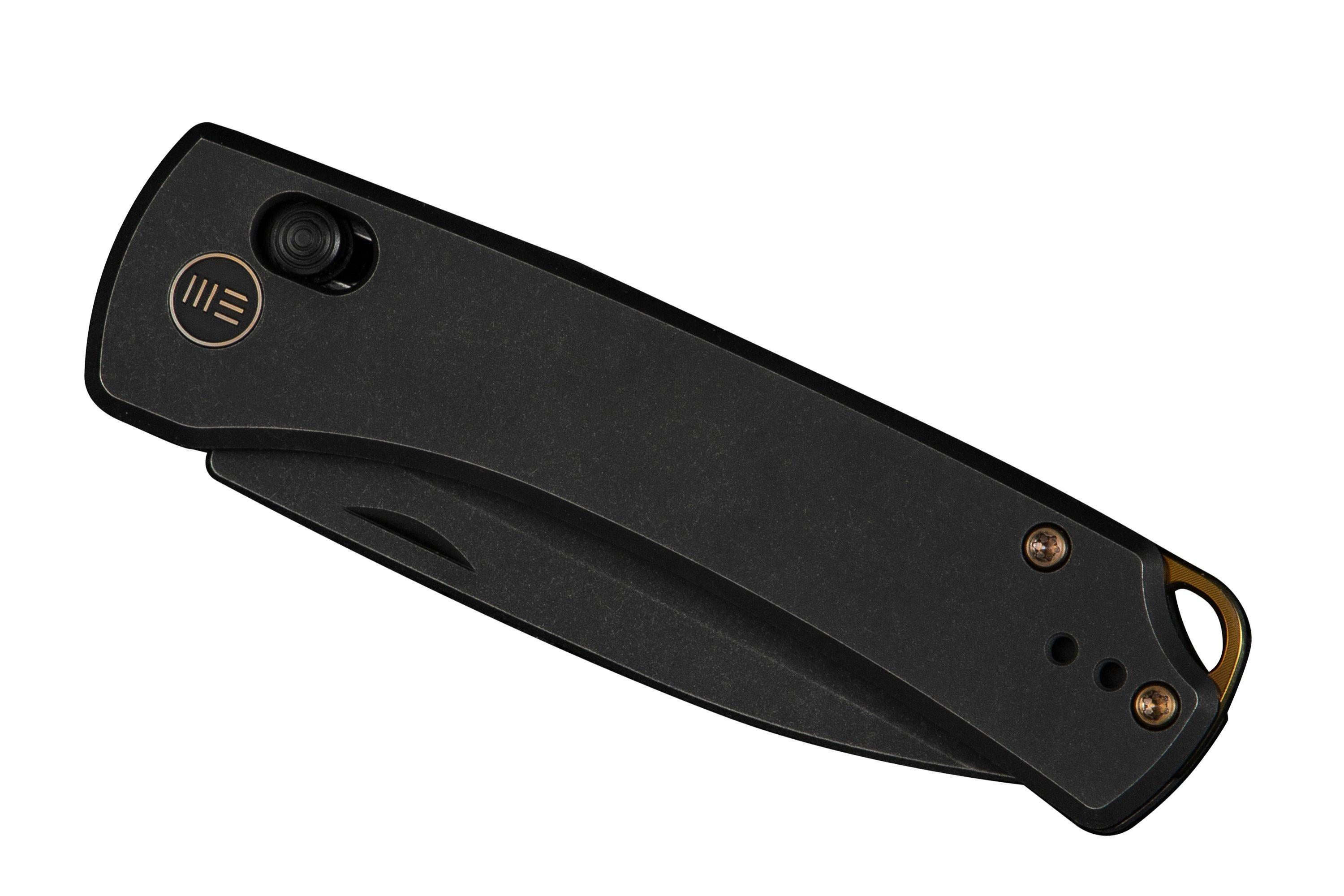 WE Knife Nightblade WE22046-1 Blackwash CPM 20CV, Black Titanium ...