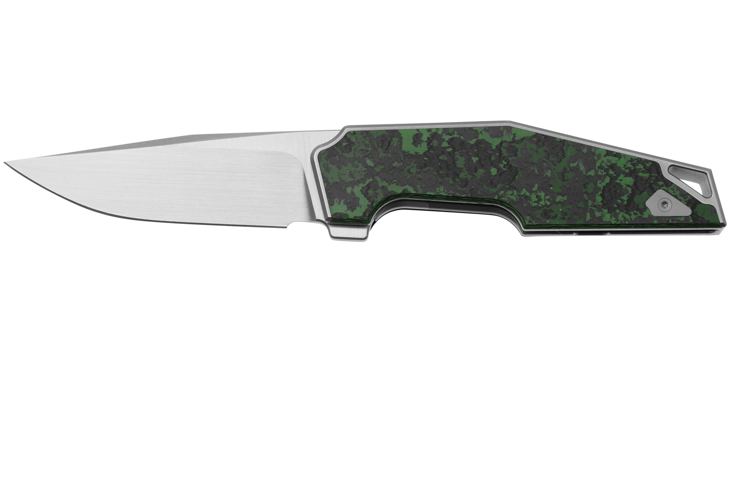 WE Knife OAO One And Only WE23001-3, Satin CPM 20 CV, Bead Blasted Titanium Jungle Wear Fat ...