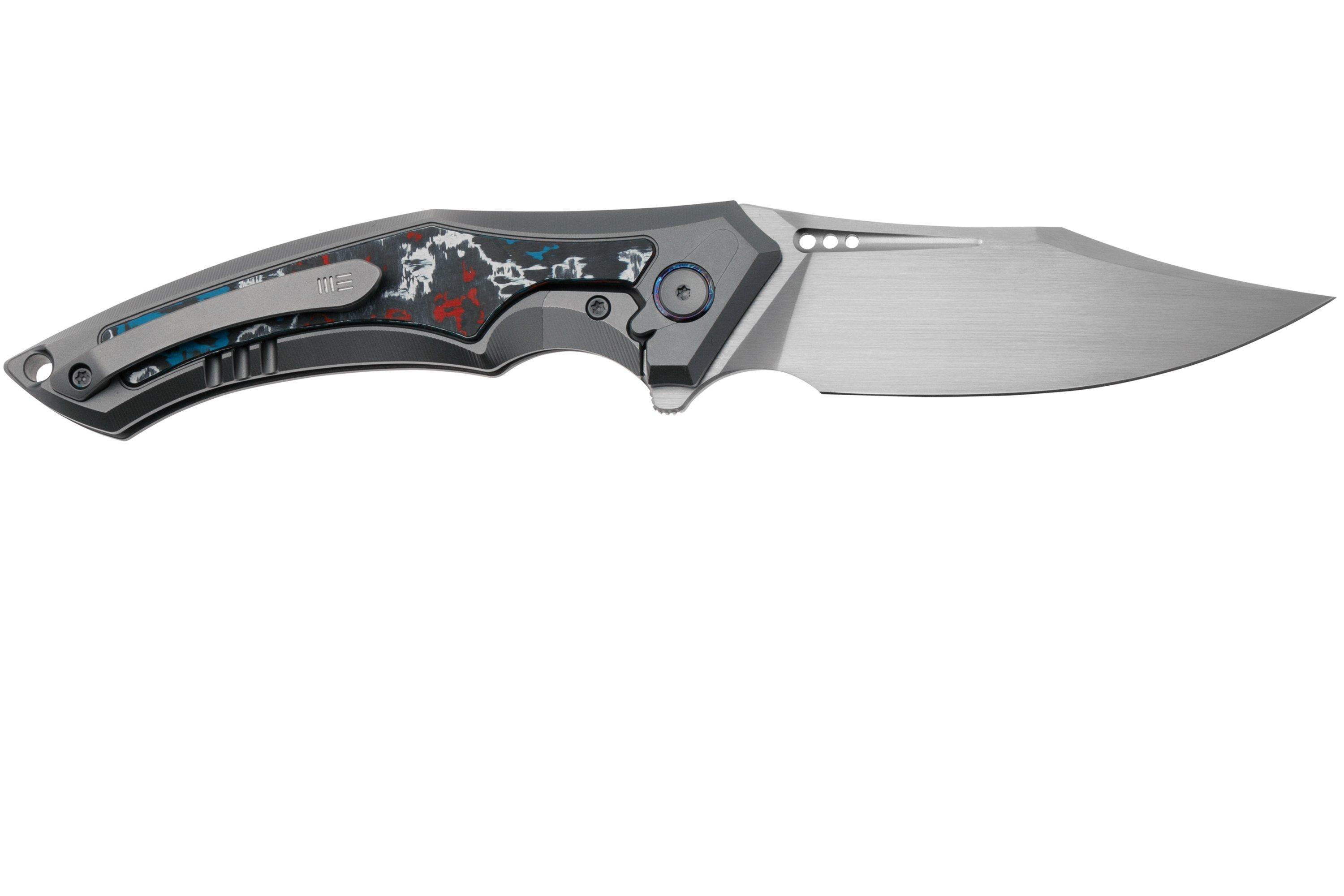 WE Knife Orpheus WE23009-4 CPM 20CV, Gray Titanium, Nebula Fat Carbon ...