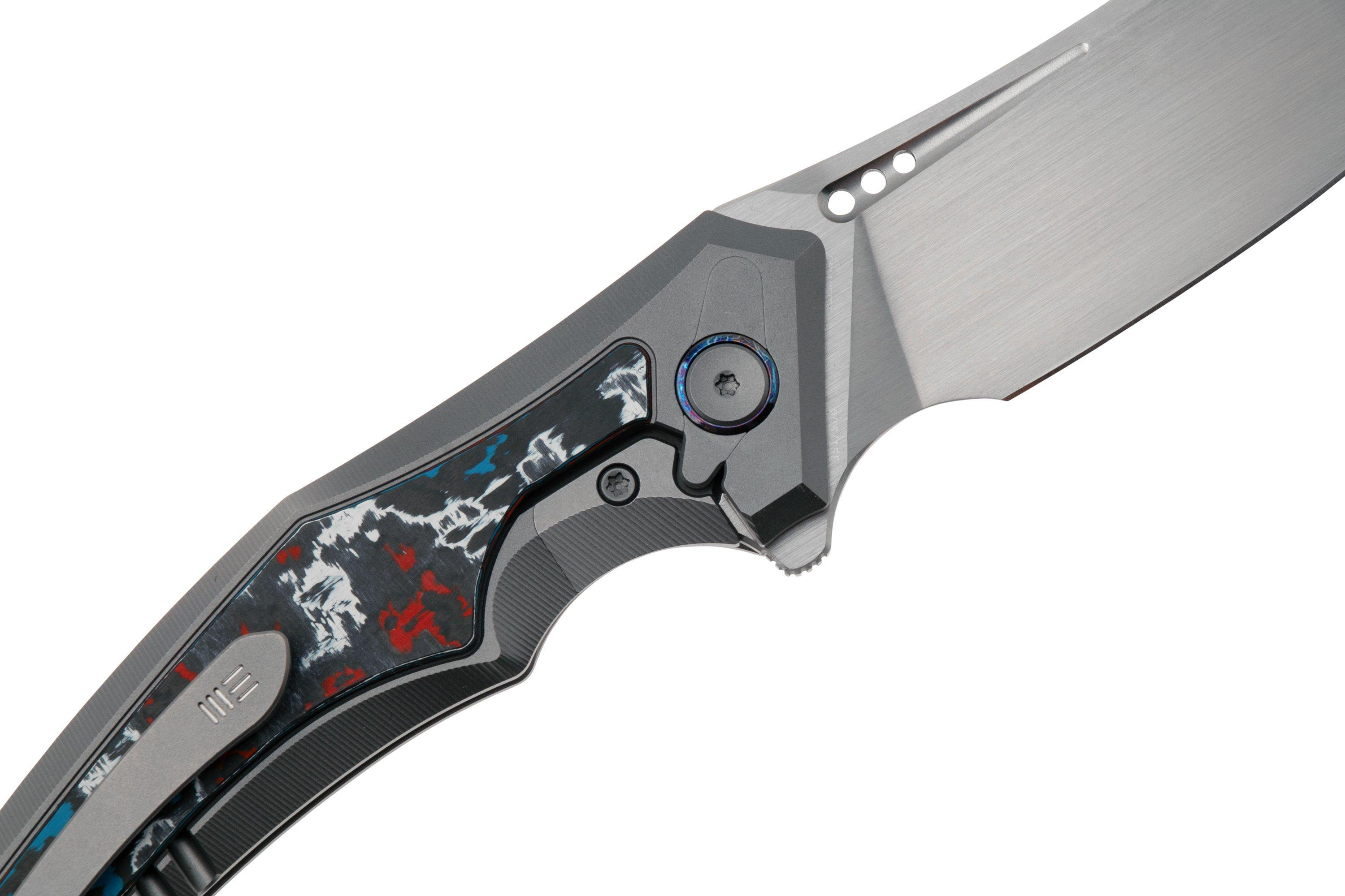 WE Knife Orpheus WE23009-4 CPM 20CV, Gray Titanium, Nebula Fat Carbon ...