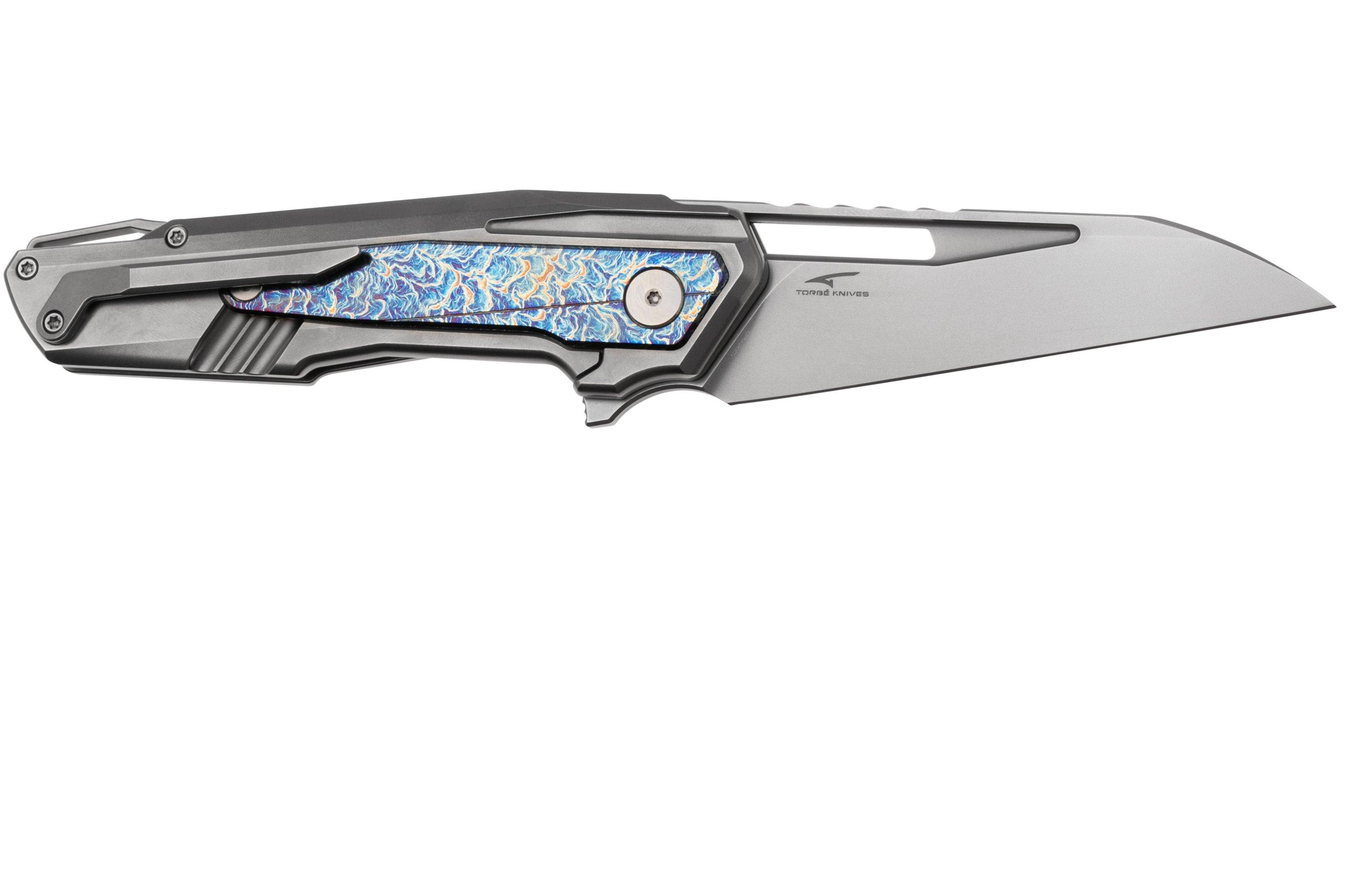 WE Knife Falcaria WE23012B-1 Polished Bead Blasted CPM 20CV, Polished ...