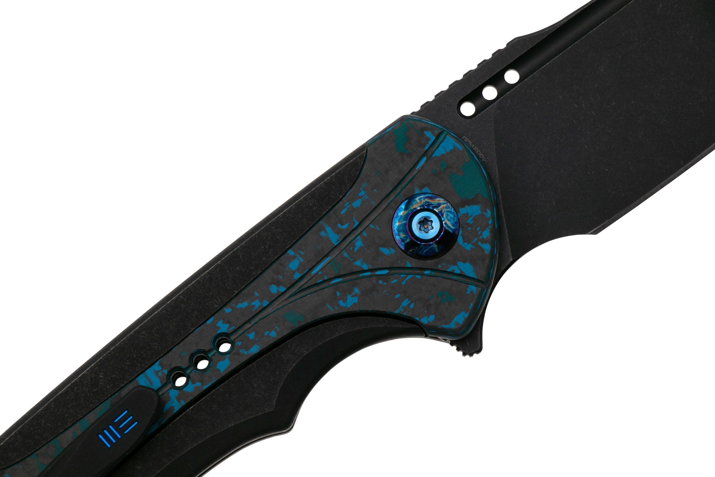 WE Knife Equivik WE23020-4 Blackwashed CPM 20CV, Black Titanium, Arctic ...