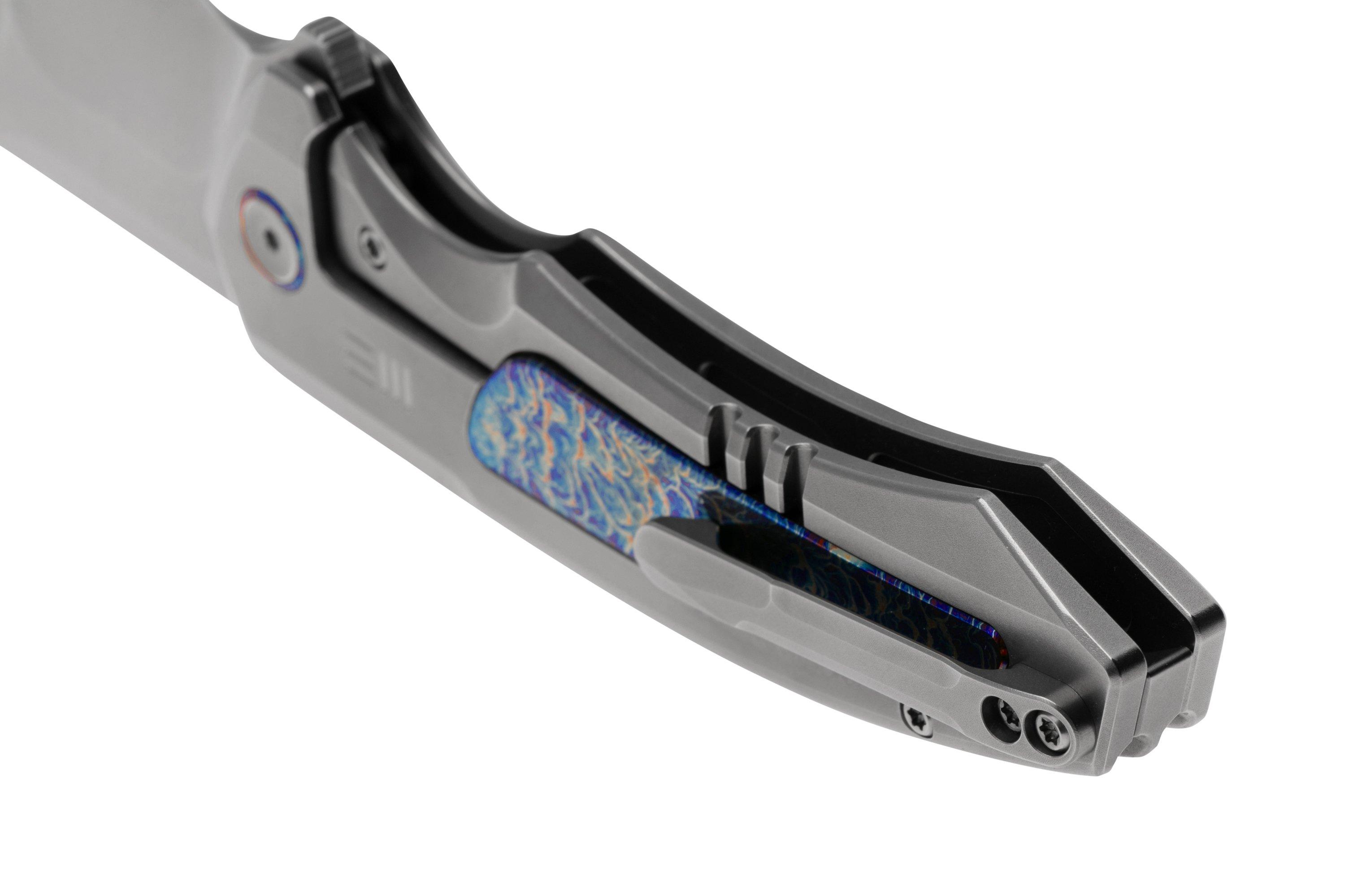 WE Knife Hyperactive WE23030-1 Polished Bead Blasted Vanax, Polished ...