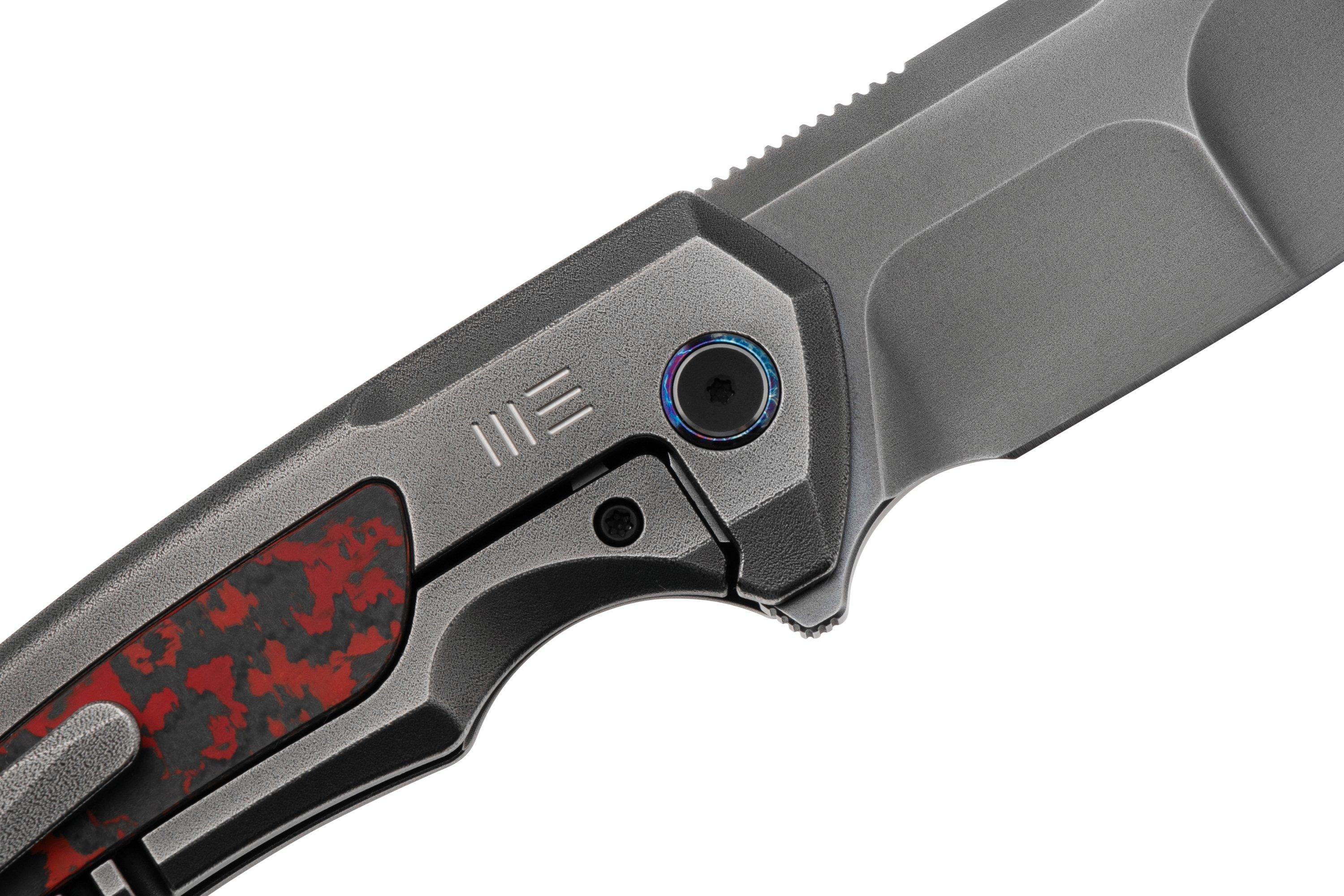 WE Knife Hyperactive WE23030-2 Gray Vanax, Polished Gray Orange Peel ...