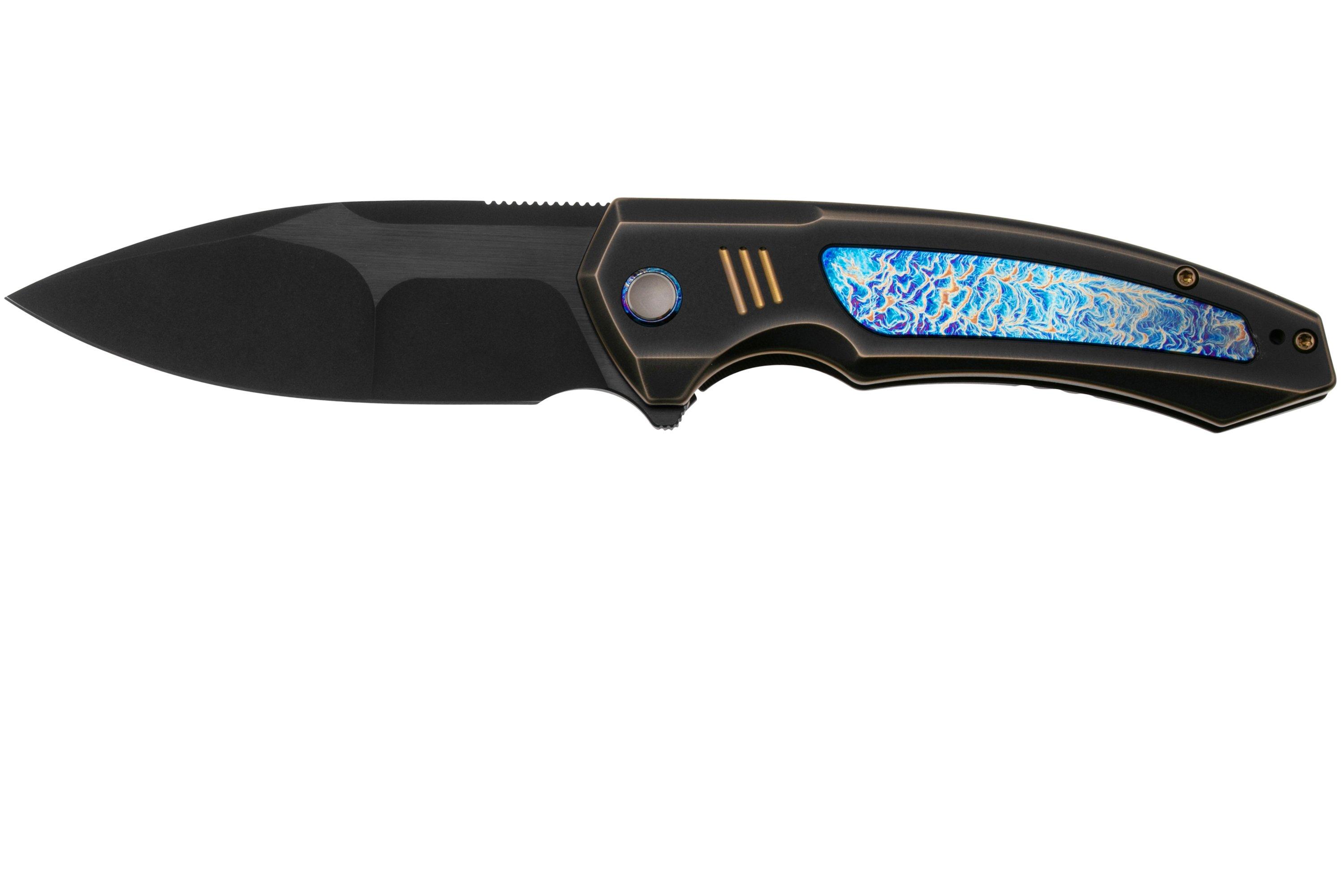 WE Knife Hyperactive WE23030-4 Black Brushed Vanax, Bronze/Black ...