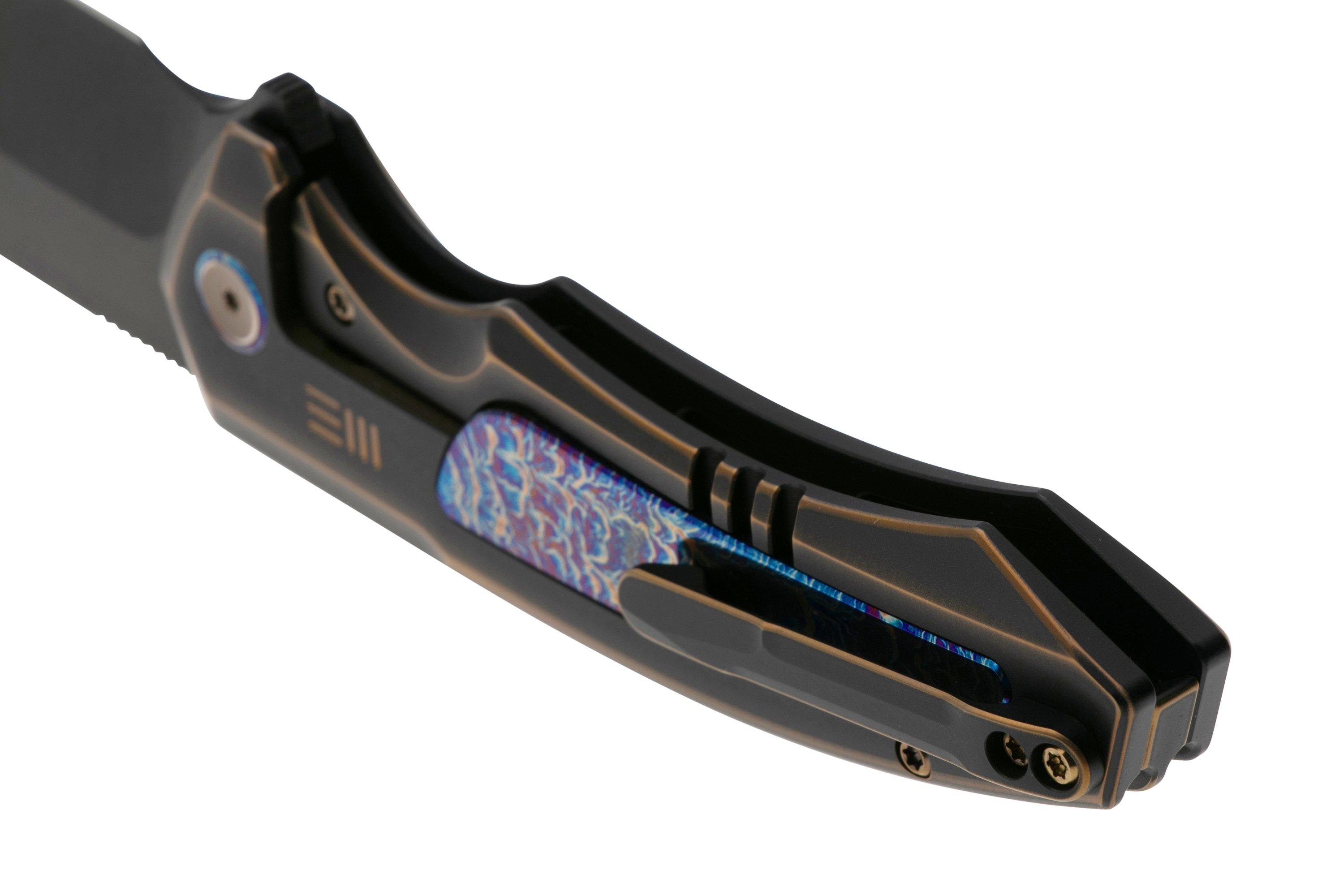 WE Knife Hyperactive WE23030-4 Black Brushed Vanax, Bronze/Black ...