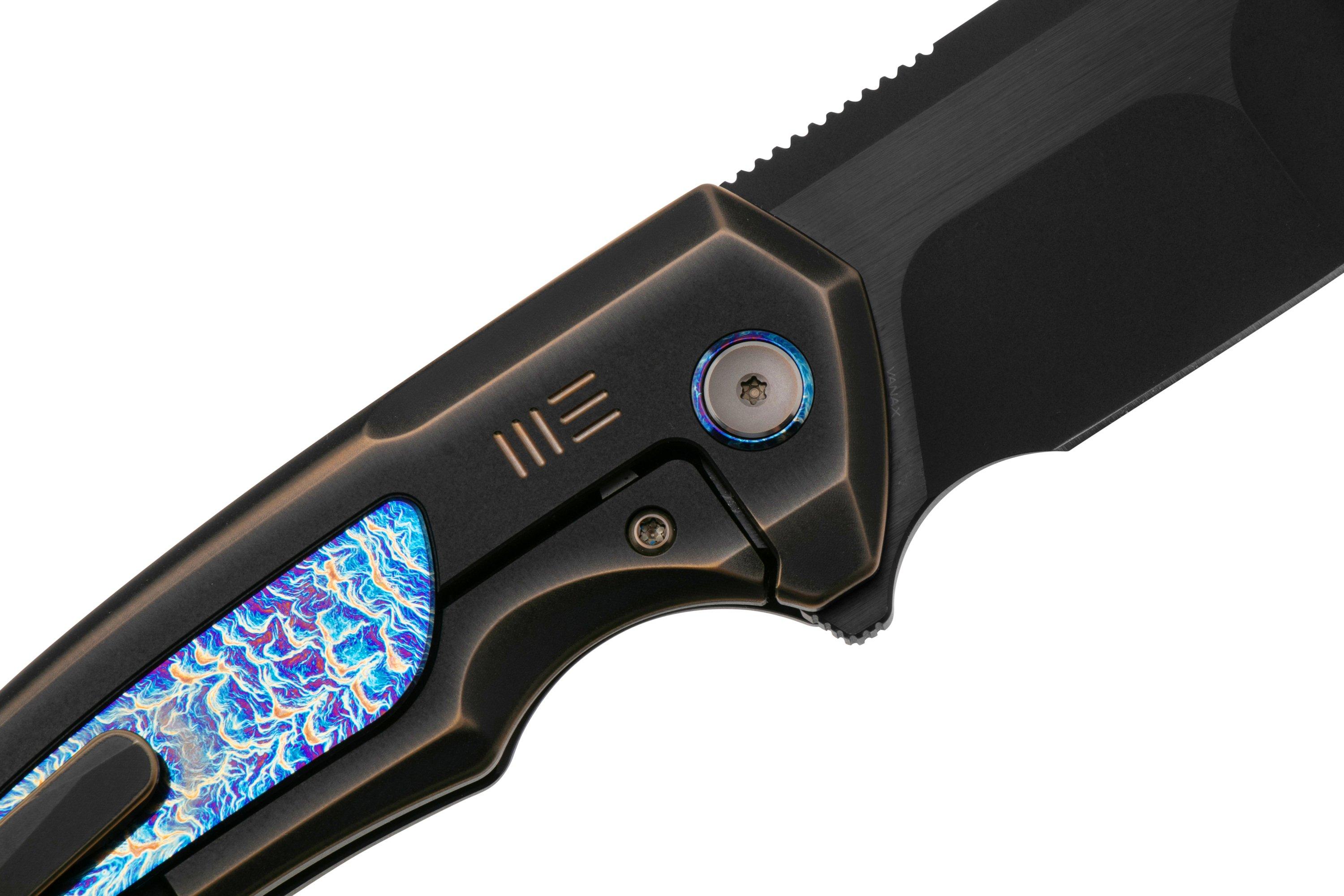 WE Knife Hyperactive WE23030-4 Black Brushed Vanax, Bronze/Black ...