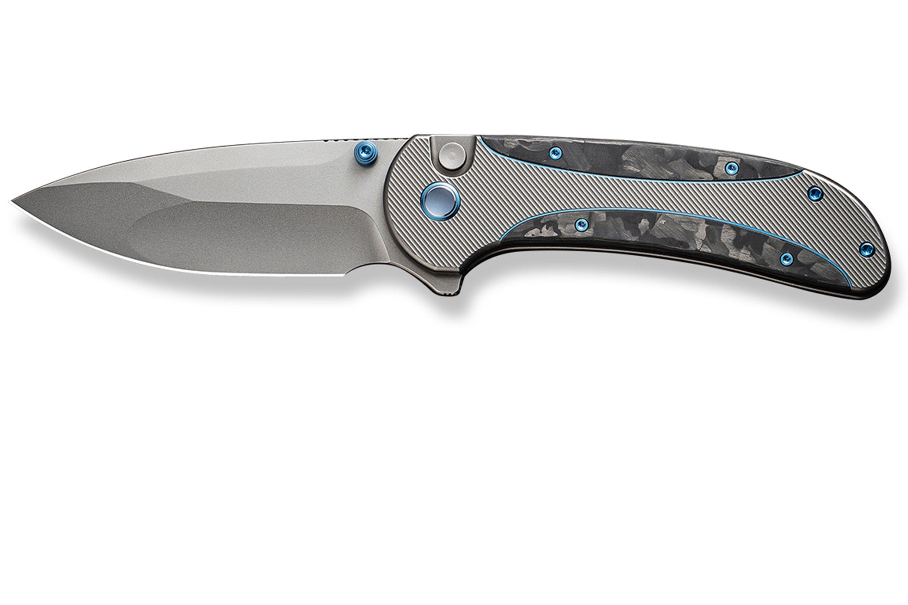 WE Knife Zizzit WE23031-3 Bead Blasted CPM 20CV, Polished Bead Blasted ...