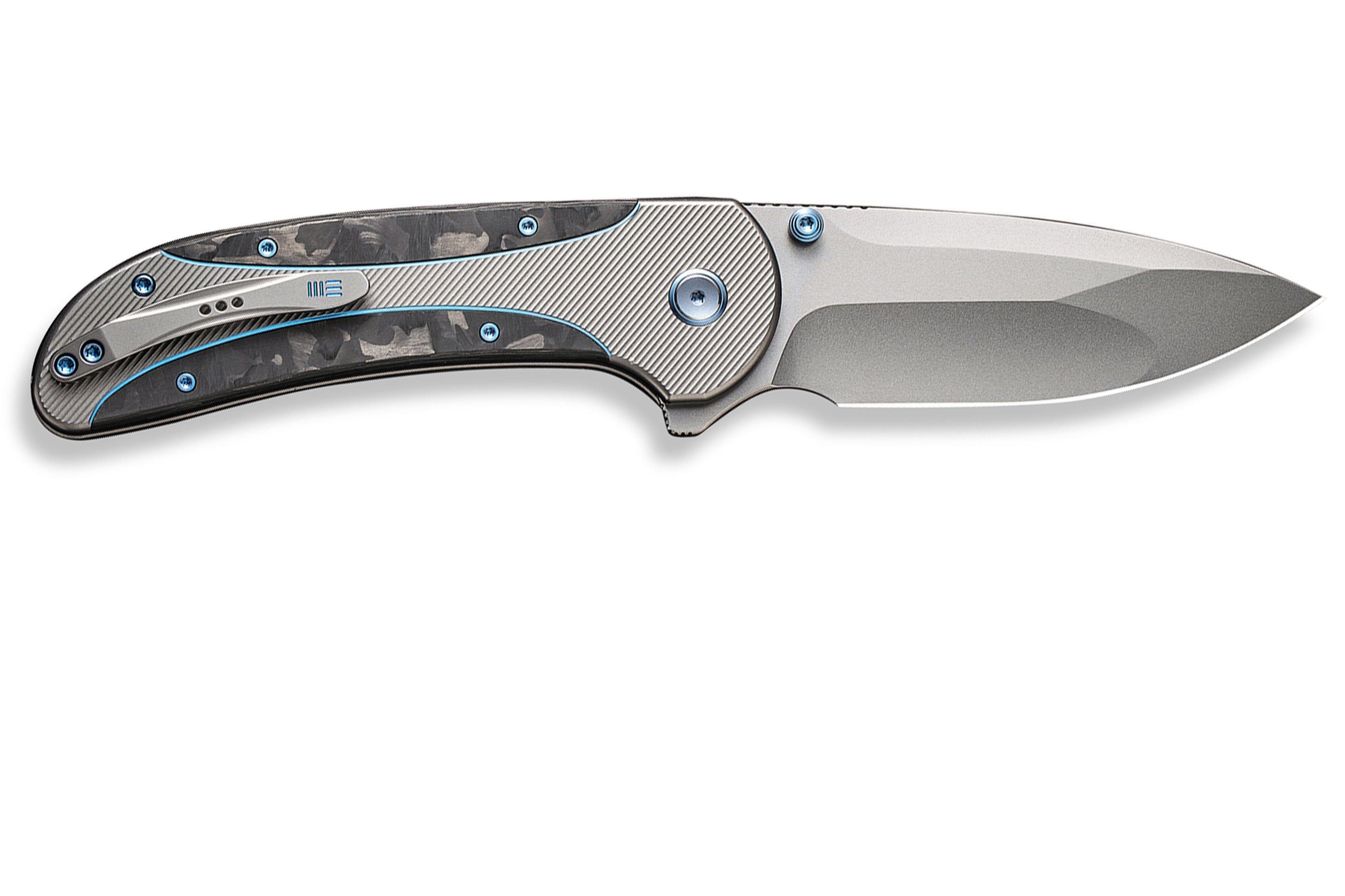 WE Knife Zizzit WE23031-3 Bead Blasted CPM 20CV, Polished Bead Blasted ...