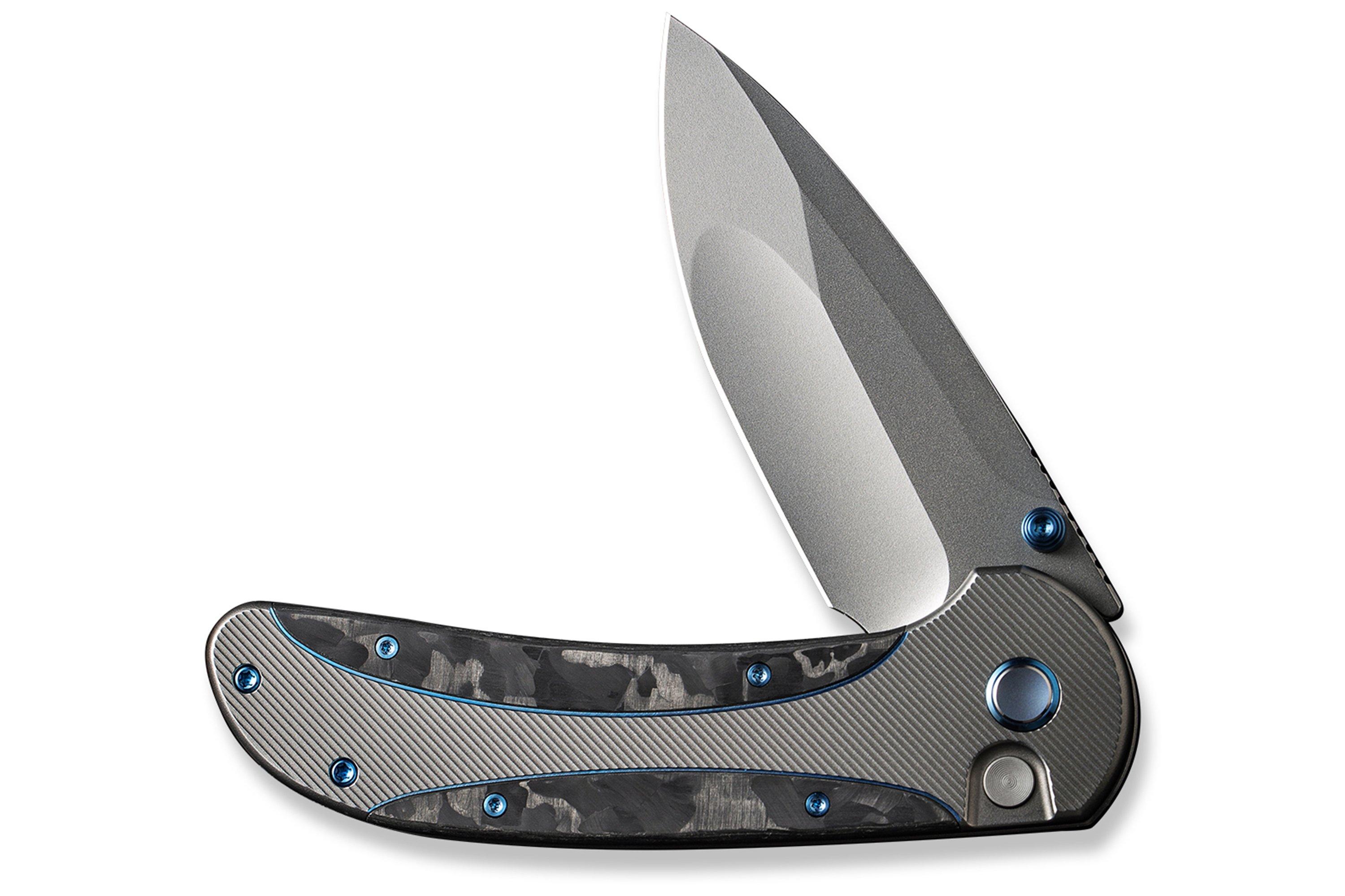 WE Knife Zizzit WE23031-3 Bead Blasted CPM 20CV, Polished Bead Blasted ...