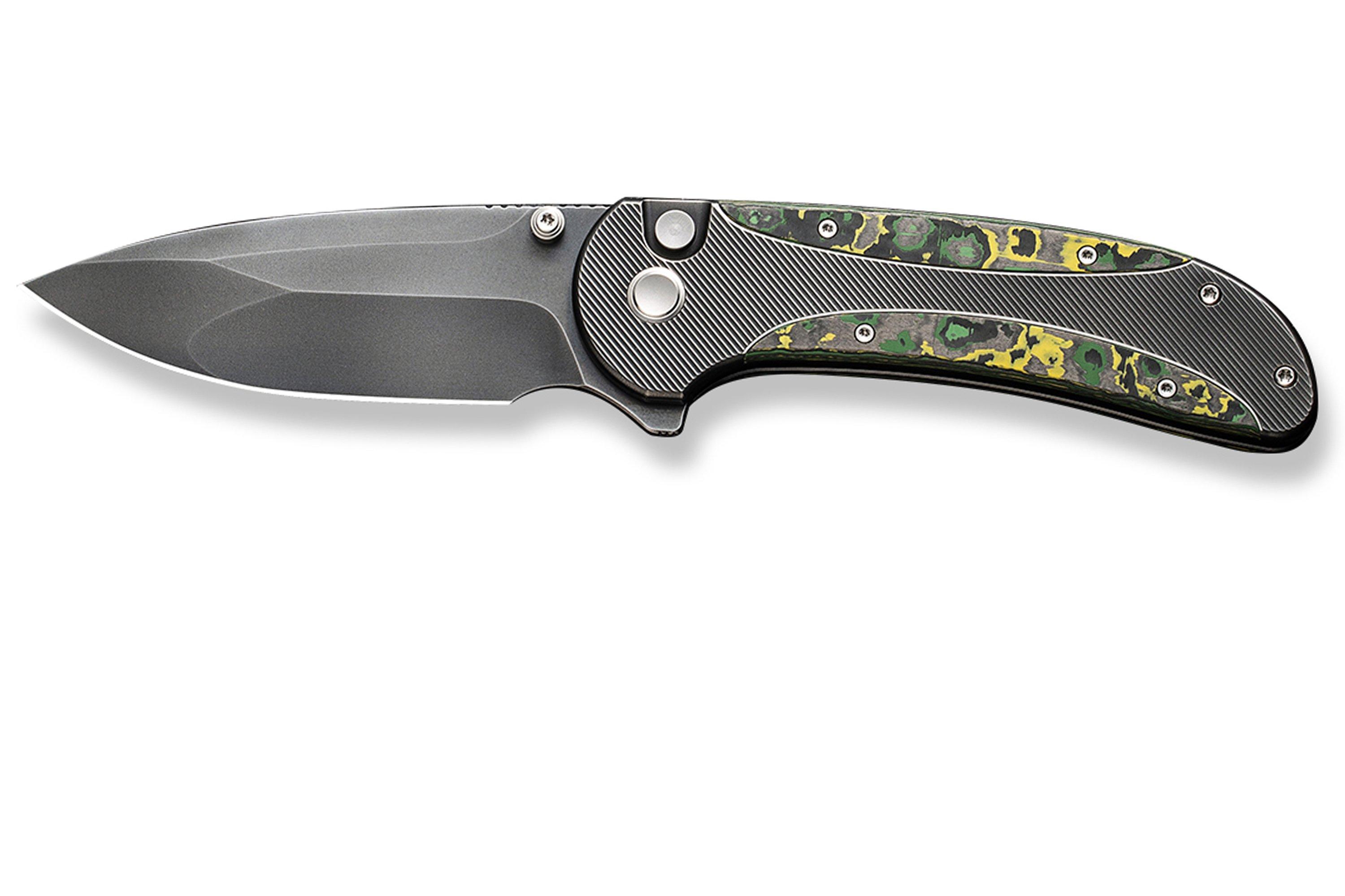 WE Knife Zizzit WE23031-4 Polished Gray CPM 20CV, Polished Gray ...