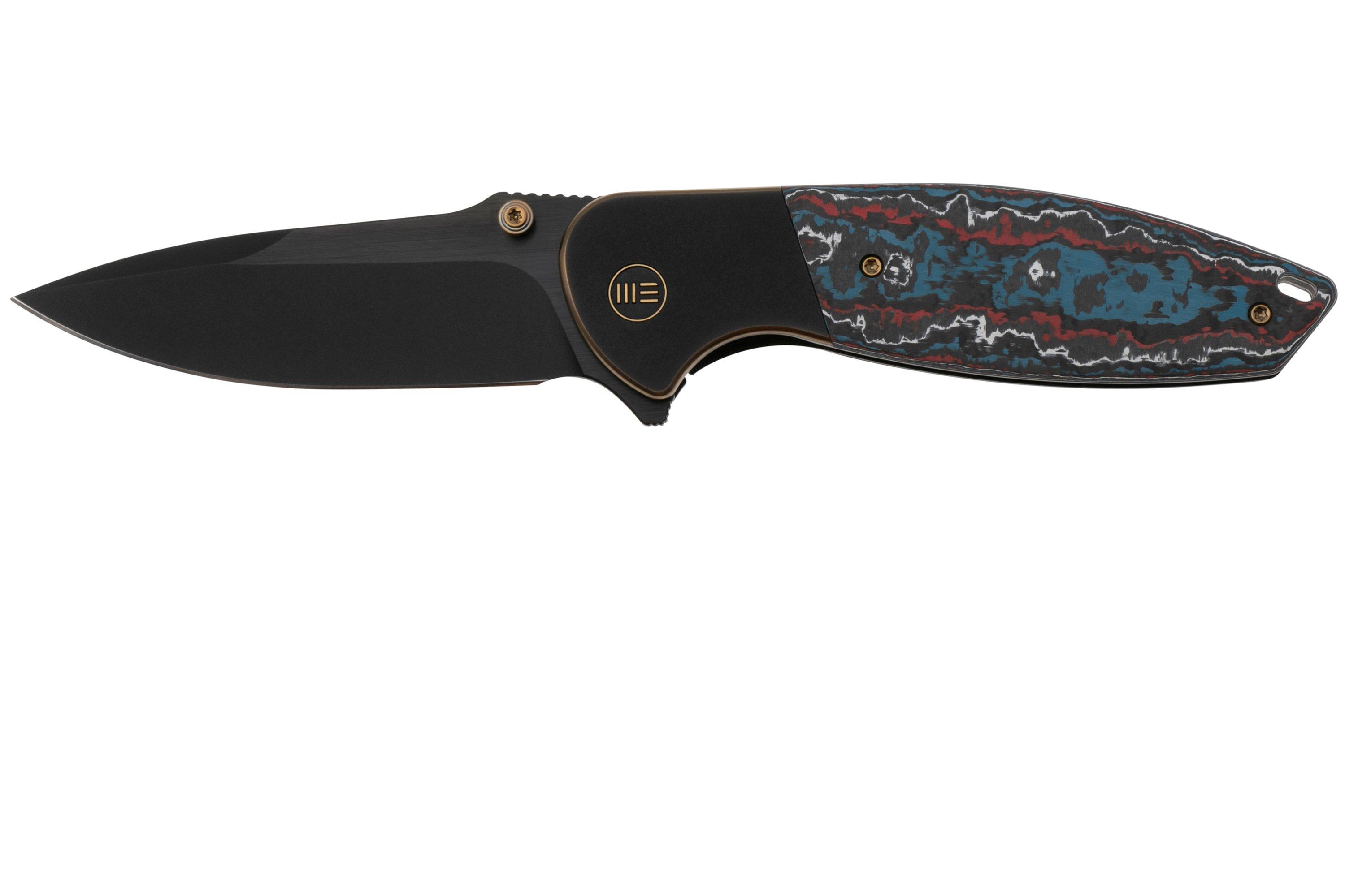 Nóż składany WE Knife Nitro OG WE23035-4 Blackwashed, Black Brushed ...
