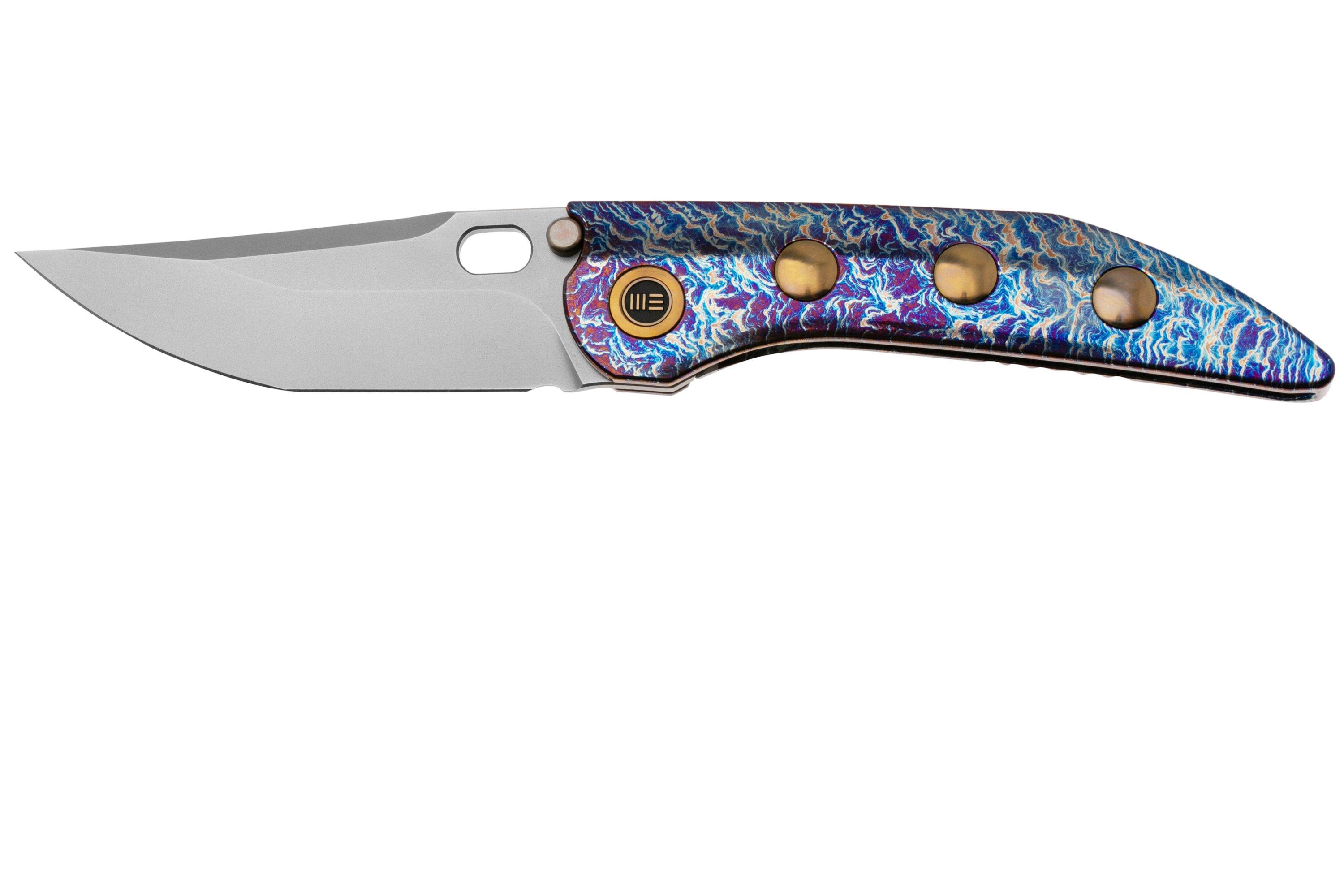 WE Knife Attor WE23037-2 Polished Bead Blasted CPM 20CV, Flamed ...