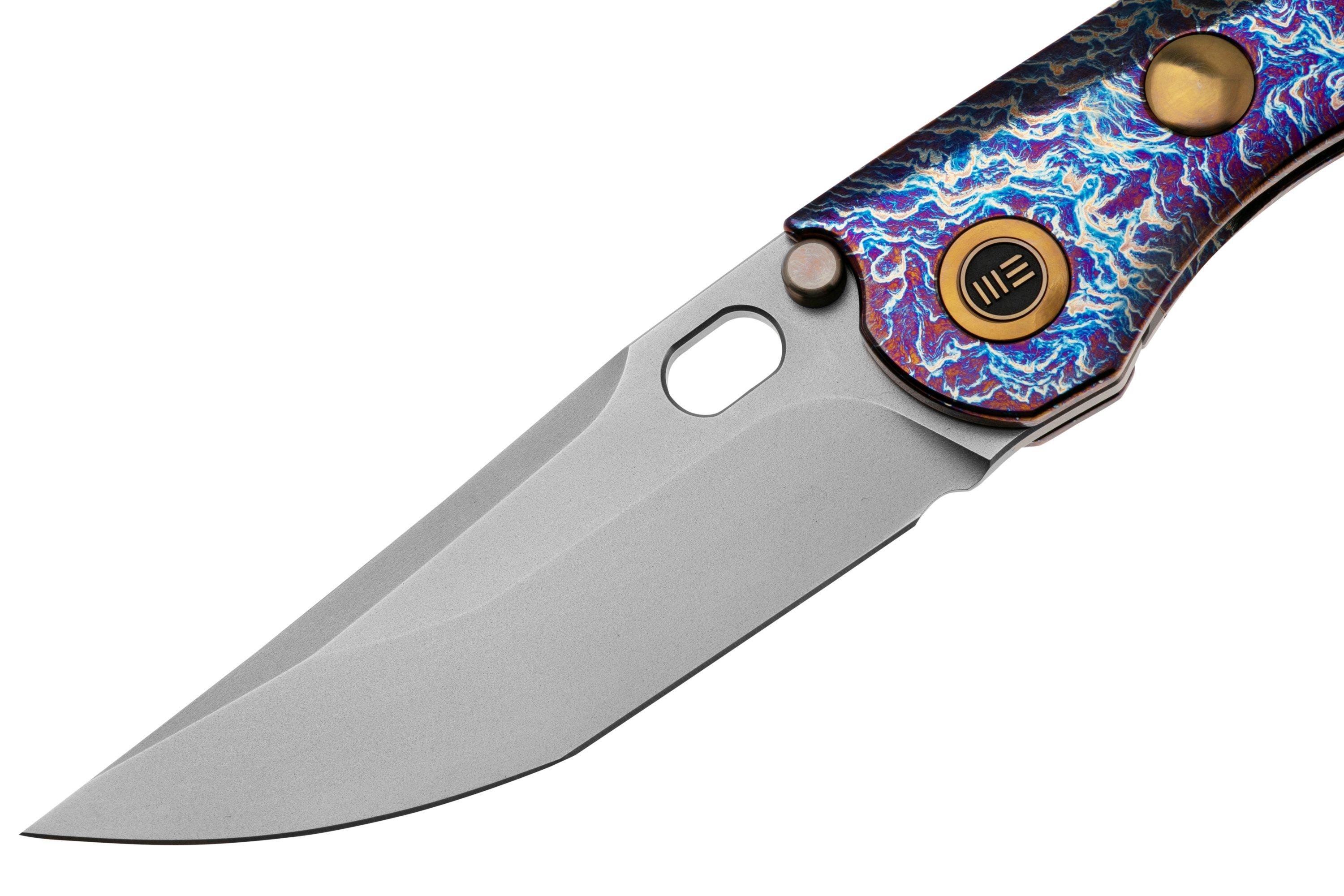 WE Knife Attor WE23037-2 Polished Bead Blasted CPM 20CV, Flamed ...