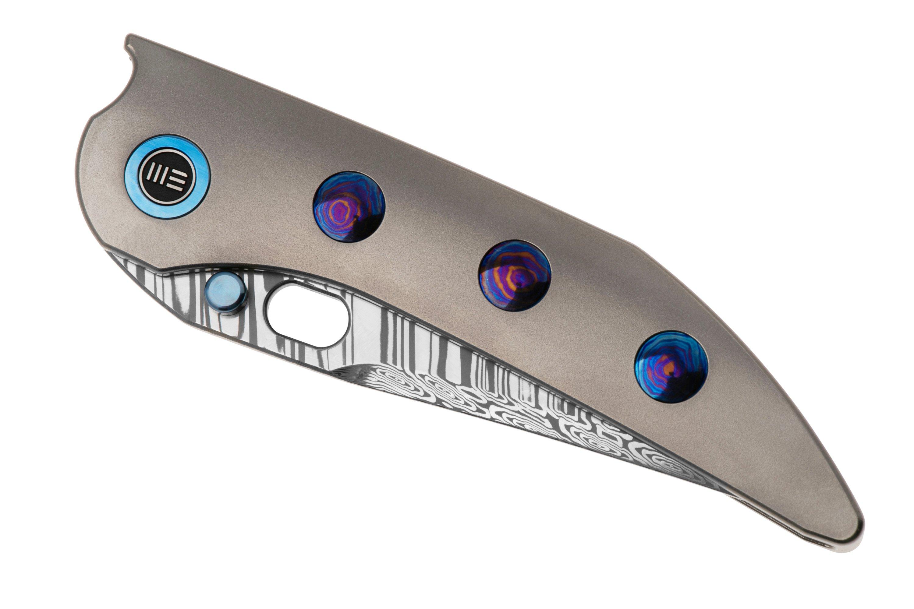 WE Knife Attor WE23037-DS1 Heimskringla Damasteel, Polished Bead ...