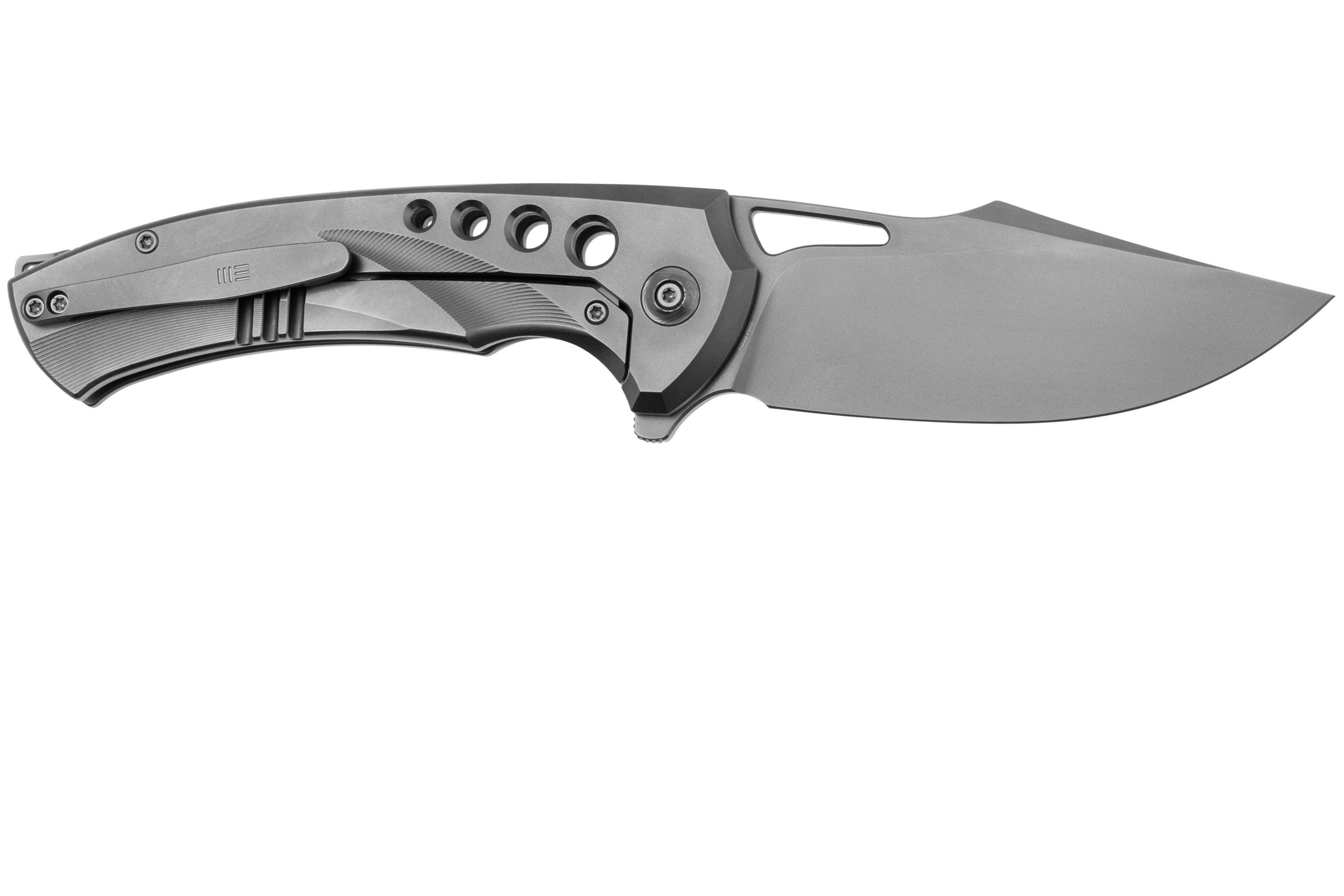WE Knife Swiftfin WE23051-2 Polished Bead Blasted CPM 20CV, Polished ...