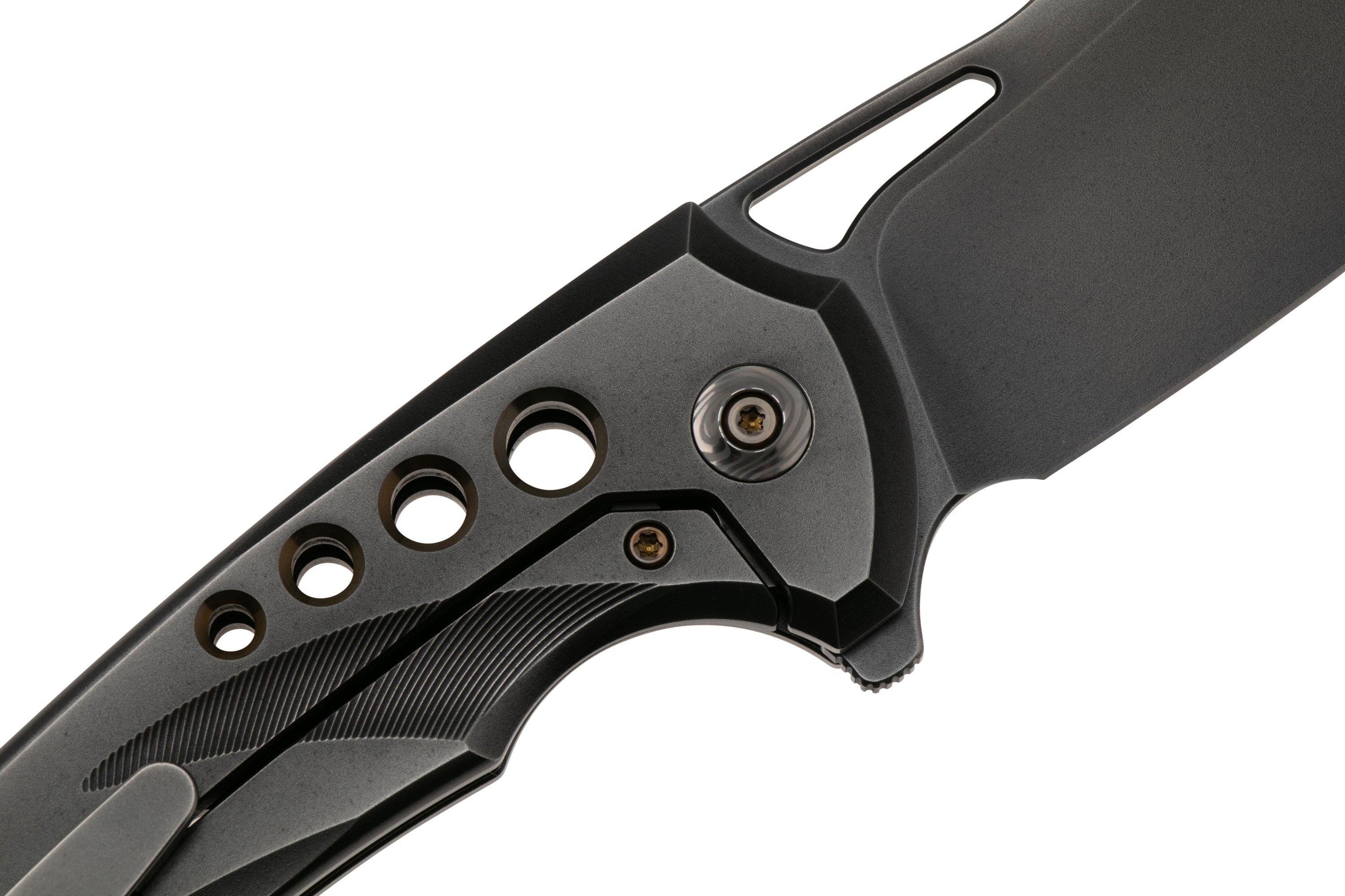 WE Knife Swiftfin WE23051-3 Polished Gray CPM 20CV, Gray Titanium, Dark ...