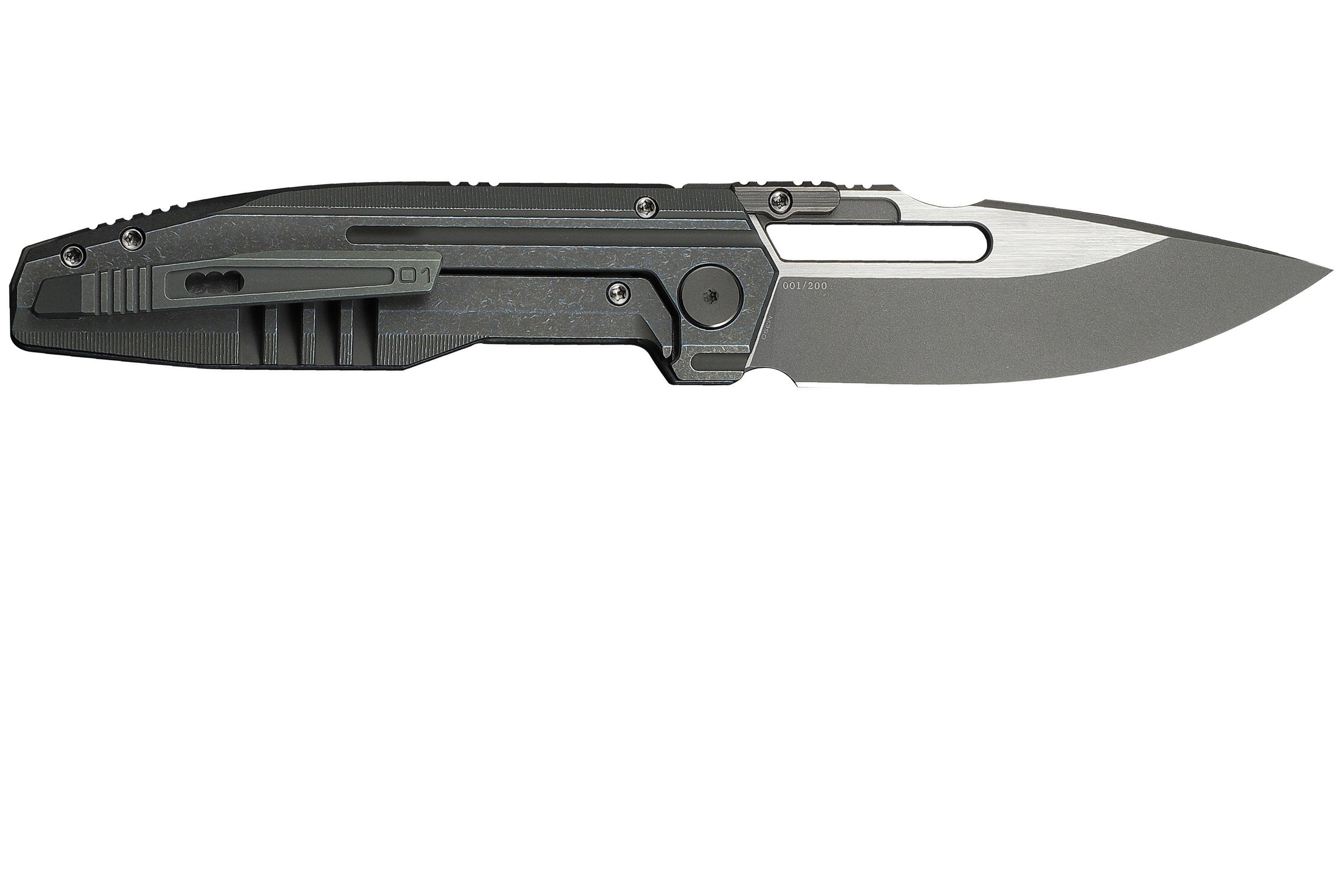 WE Knife Reveille WE23057-2, Limited Edition, Graywashed/Satin Böhler ...