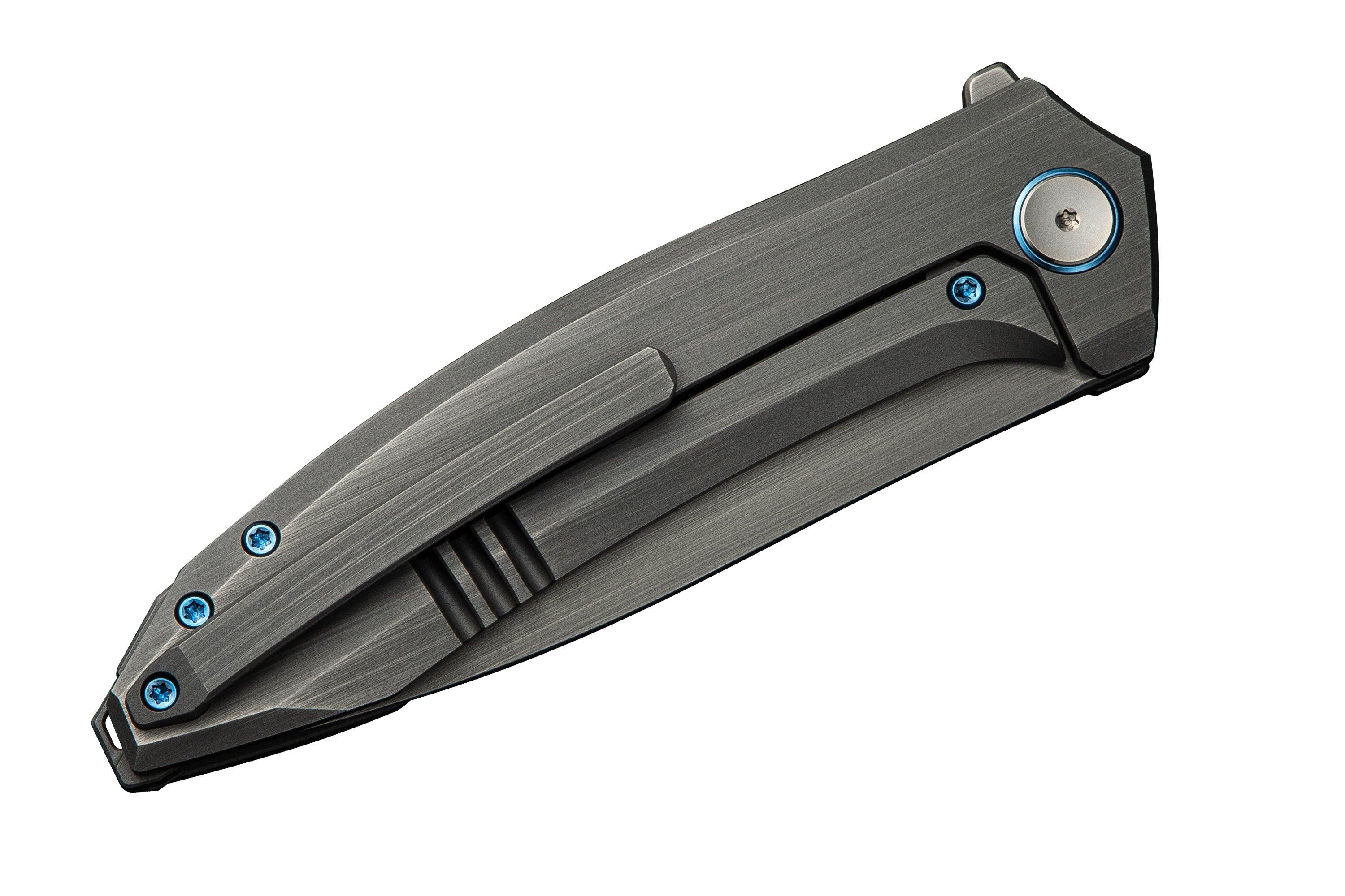 WE Knife Acuminal WE23070-3 Gray Vanax, Gray Titanium, pocket knife ...