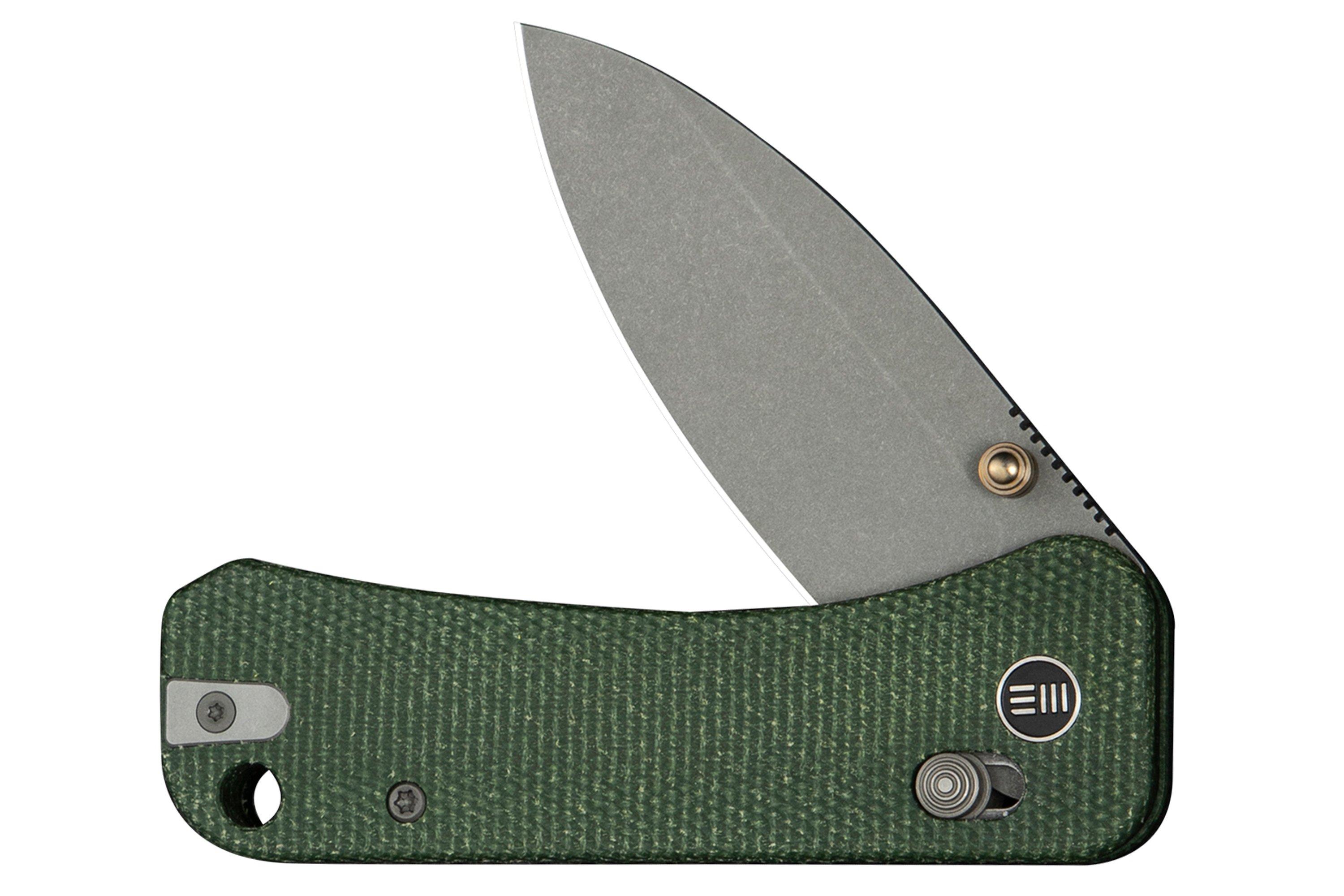 WE Knife Banter 2 WE23075-3 CPM-S35VN, Green Micarta, pocket knife, Ben ...
