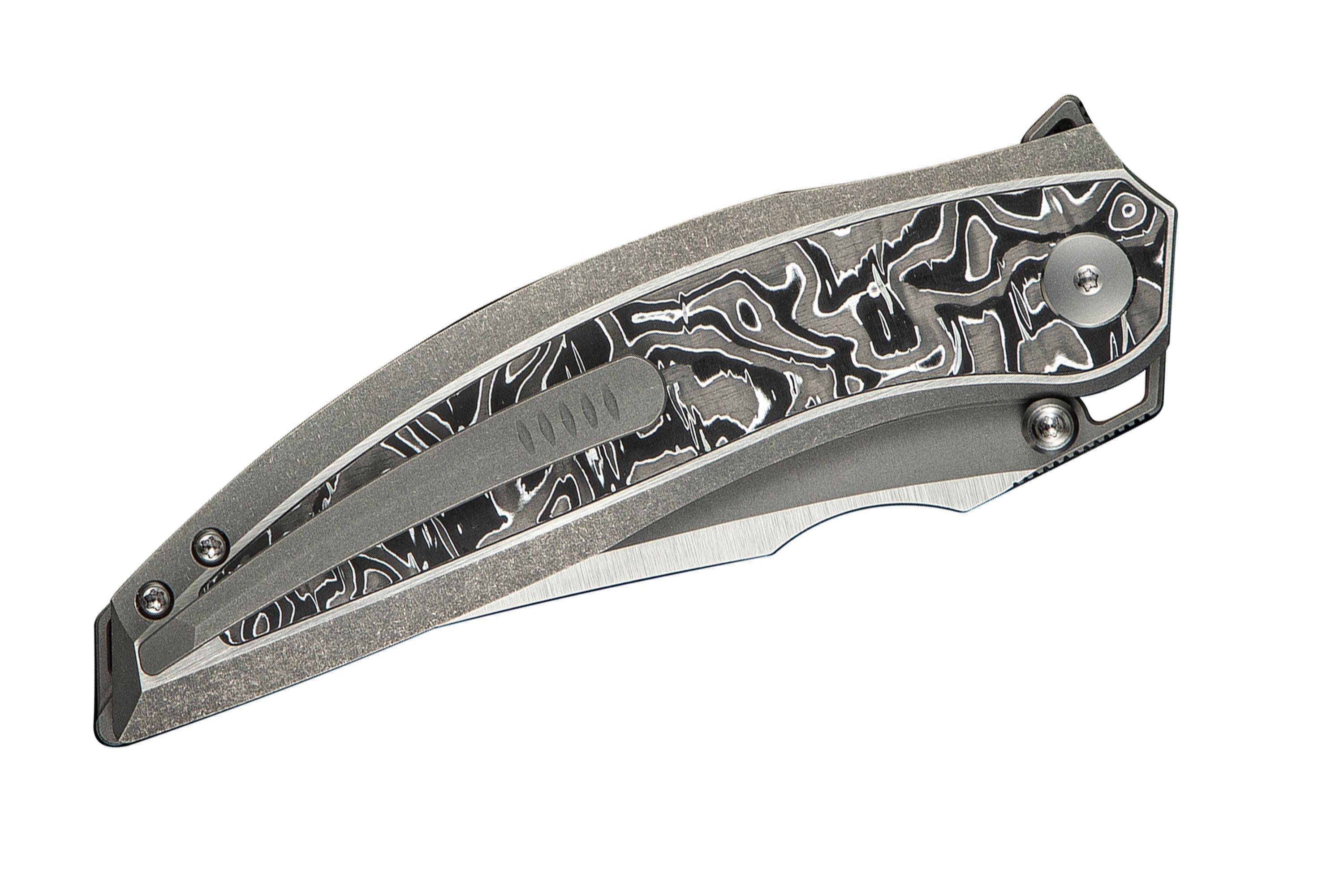 WE Knife Quinseris WE23093-3 Polished Satin Gray Stonewashed, Gray ...