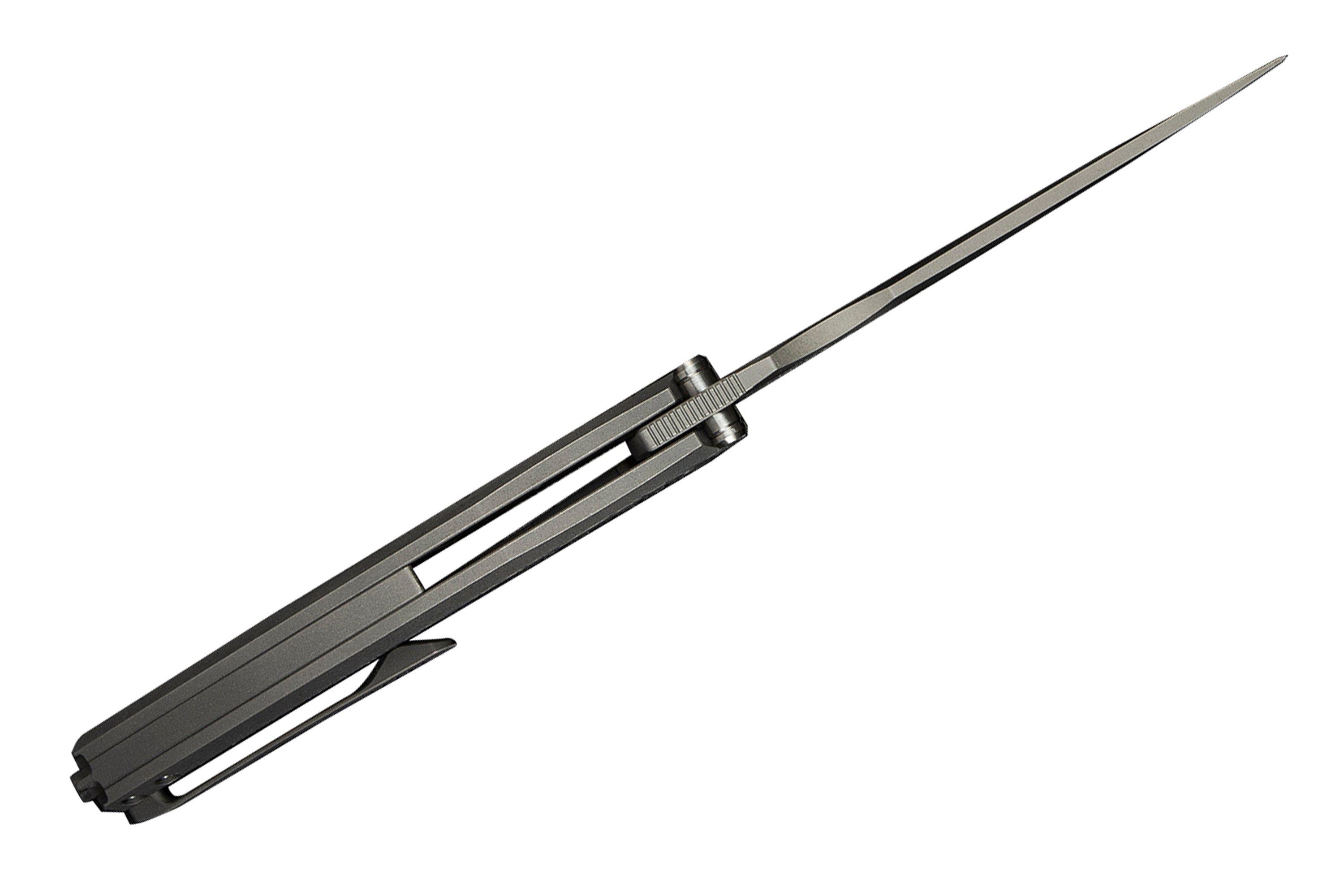 WE Knife Quinseris WE23093-3 Polished Satin Gray Stonewashed, Gray ...