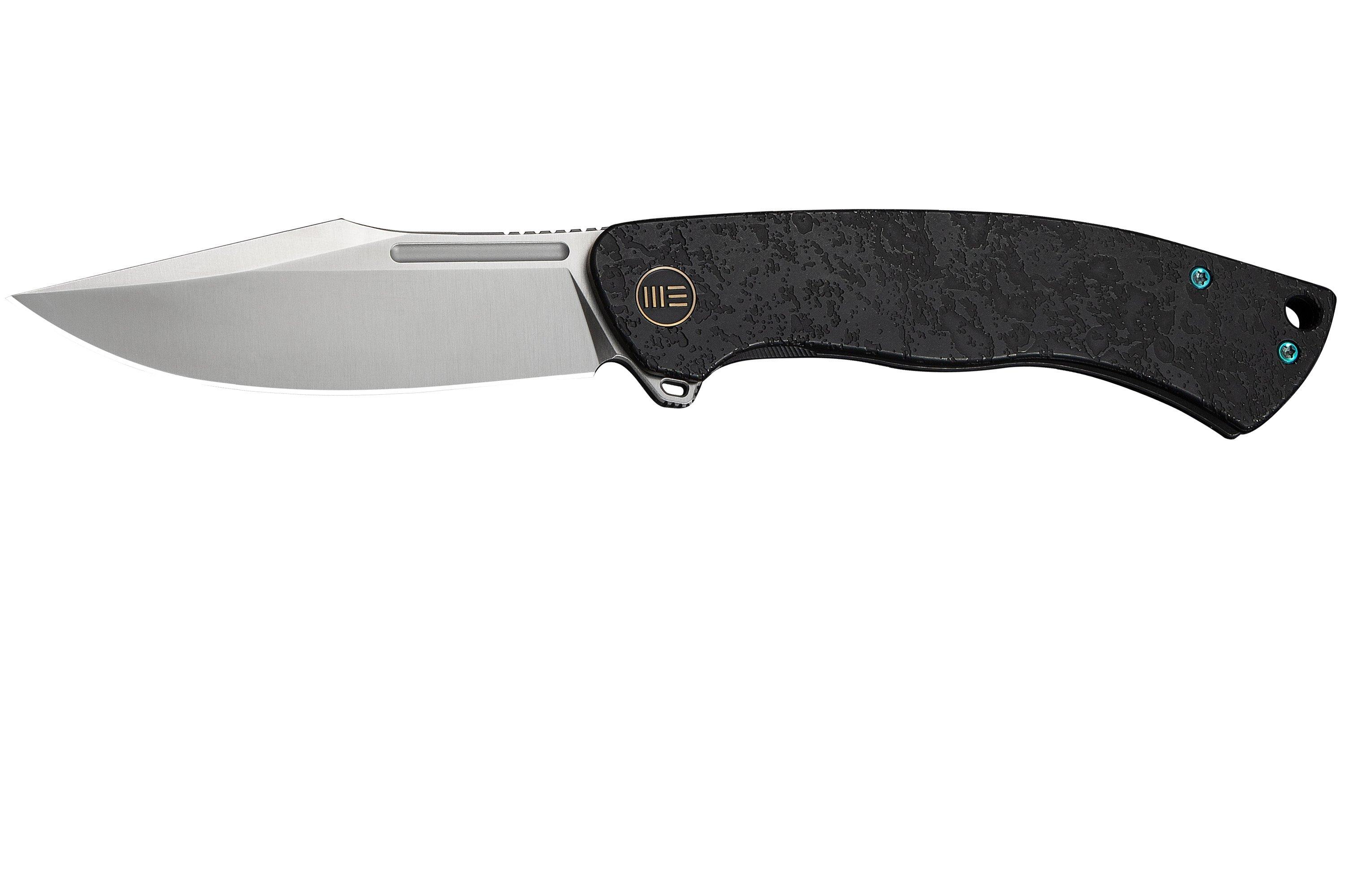 WE Knife Essential Knight WE24003-1 Satin Böhler M390, Etched Black ...
